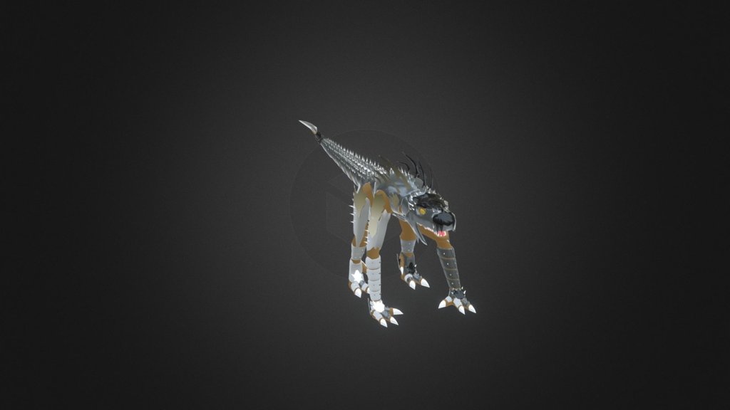 Armored Lizard - 3D model by chrisvdkieft [9193c3c] - Sketchfab