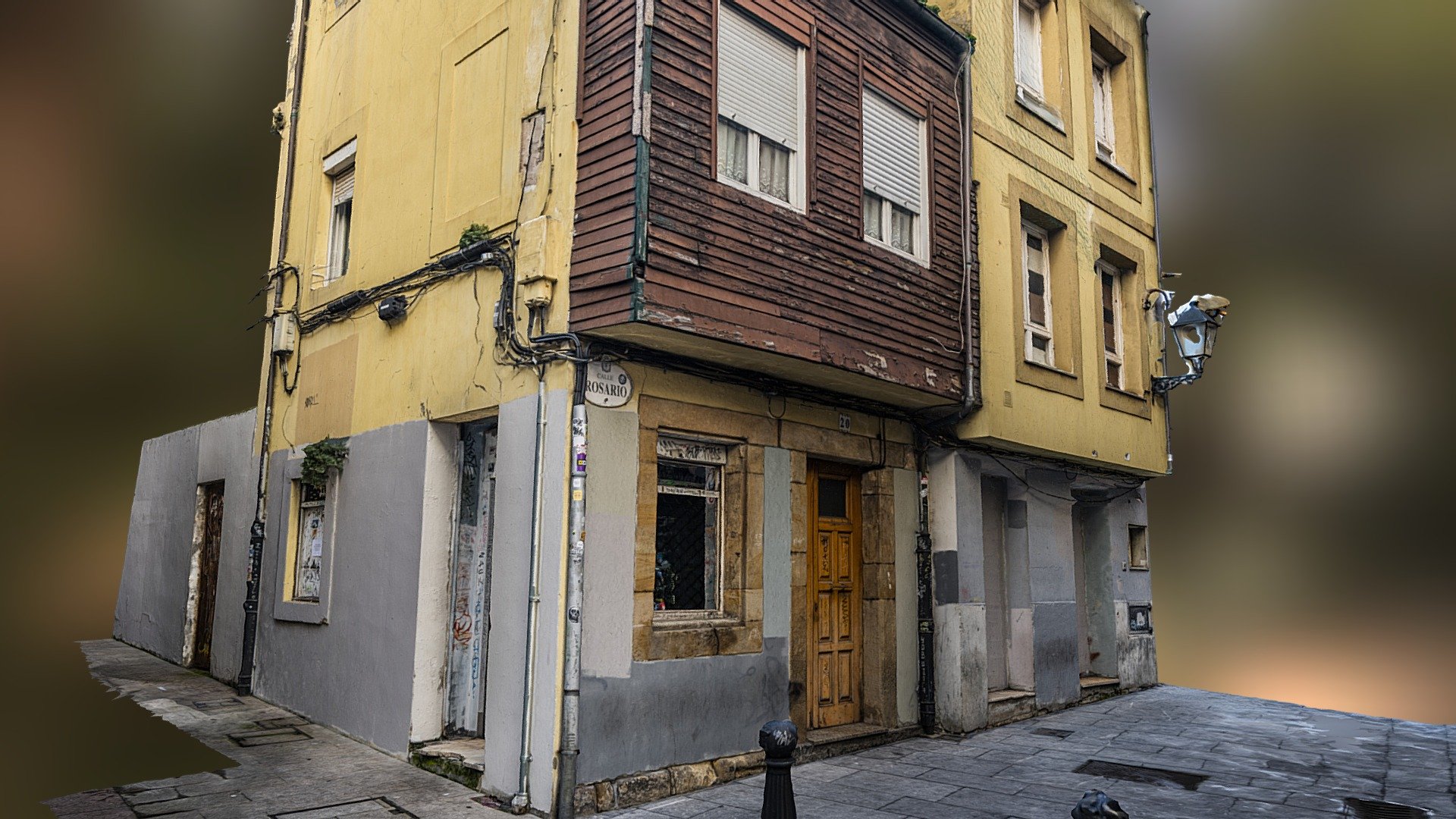 Old town corner house scan - Buy Royalty Free 3D model by Miguel ...