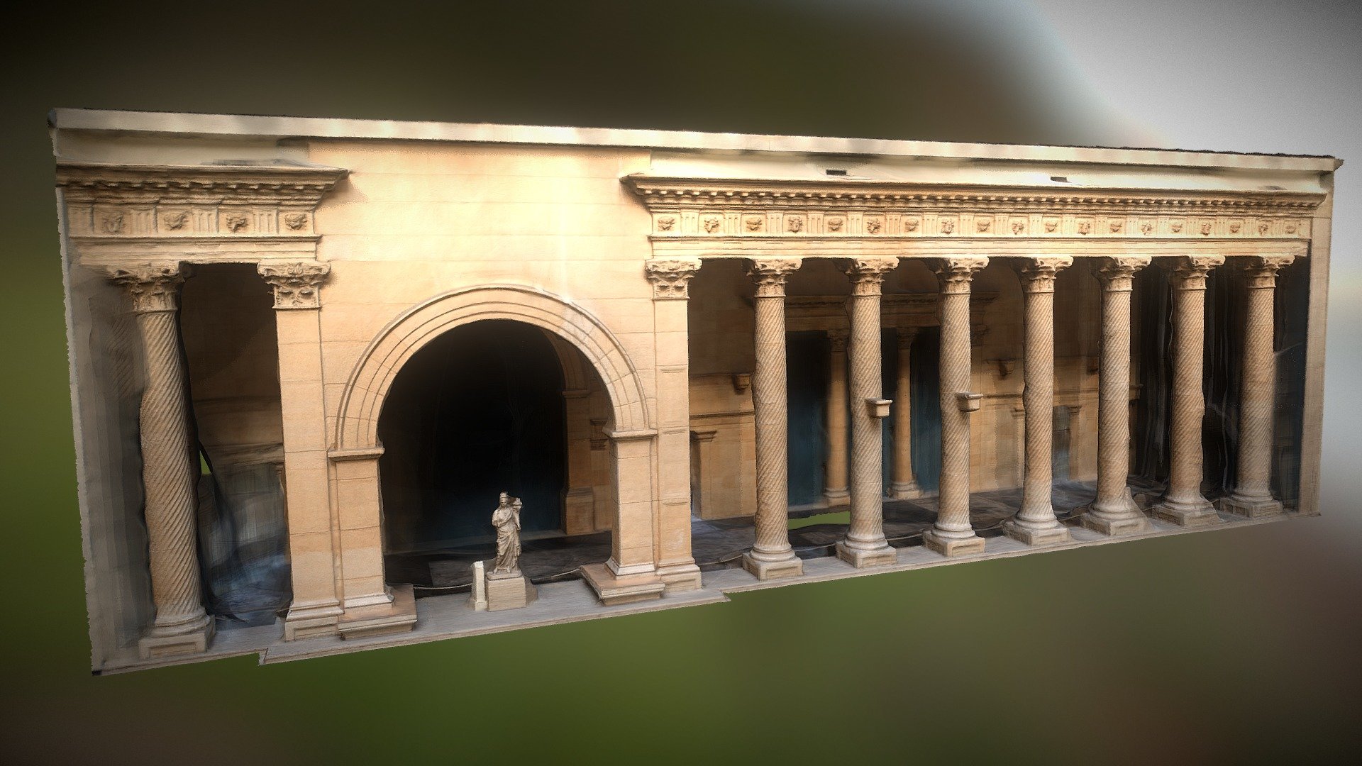The Great Colonnade of Apamea - Download Free 3D model by Geoffrey ...