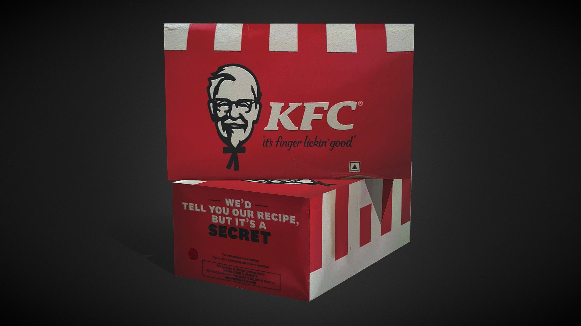 KFC Takeaway Box - Download Free 3D model by HotFrost (Atharva Taras ...