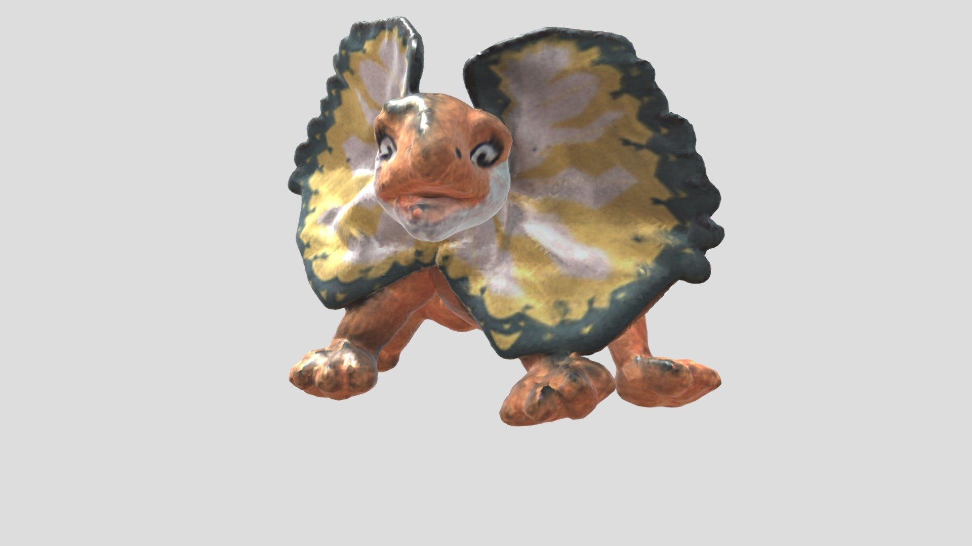 Lizzy the Lizard mascot, Sydney 2000 Paralympics - 3D model by NPHT ...