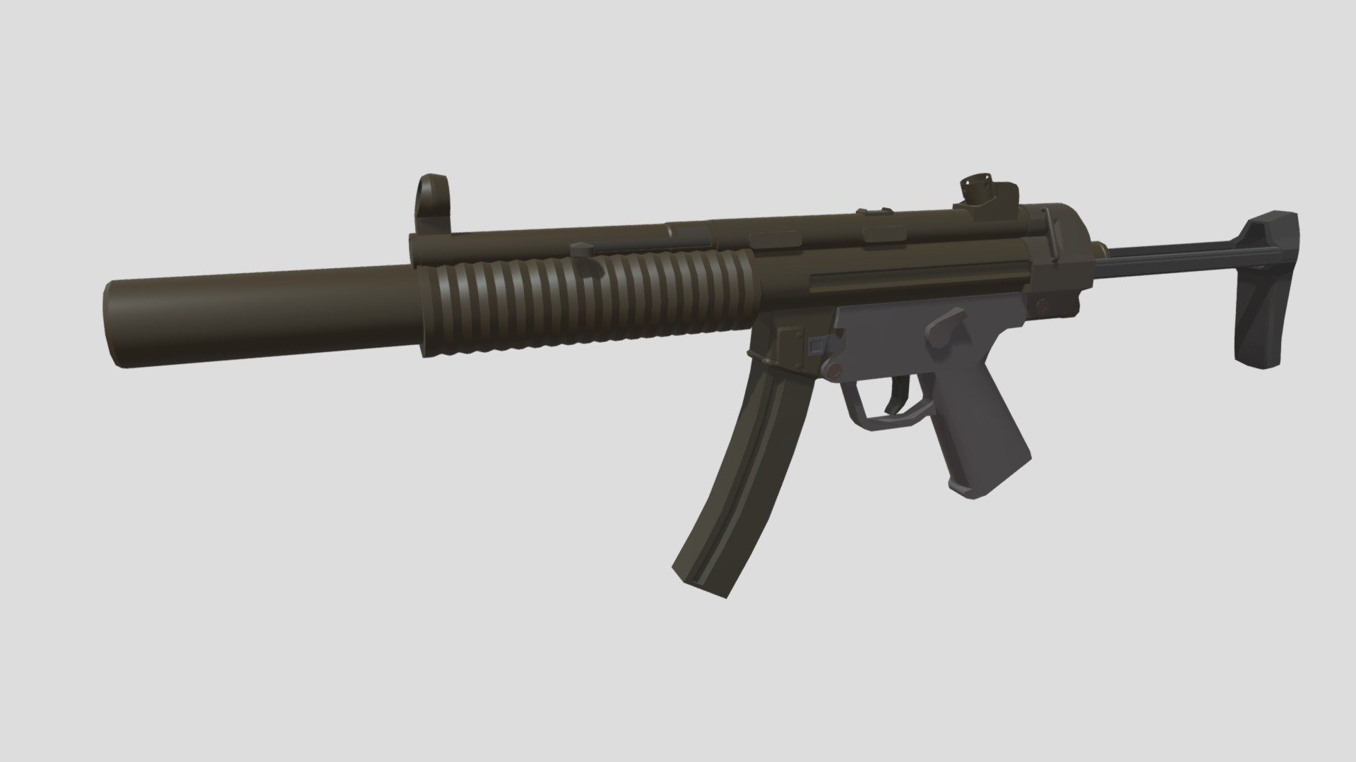 HK MP5SD - 3D model by ProfessionalDebil [9197fb7] - Sketchfab