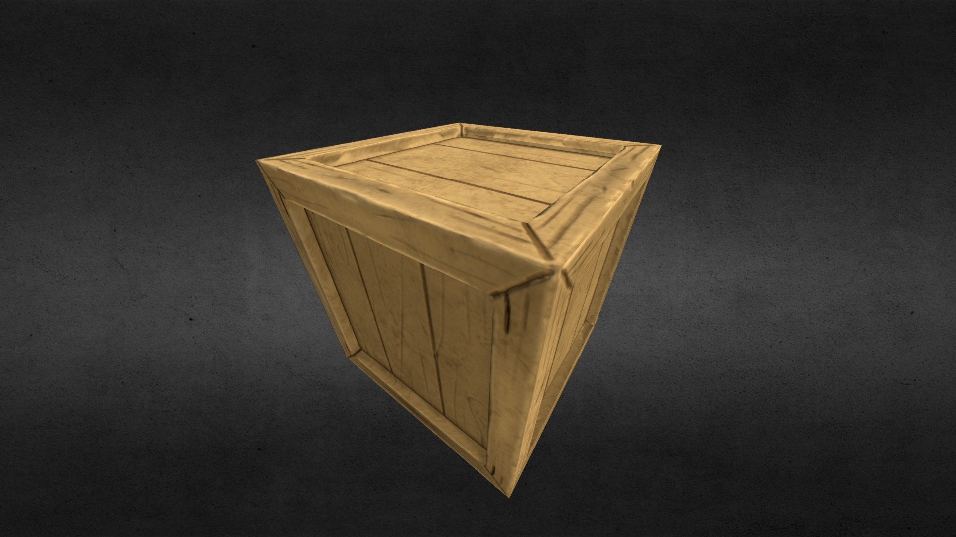 Stylized Crate - 3D model by scrubby [9198c46] - Sketchfab