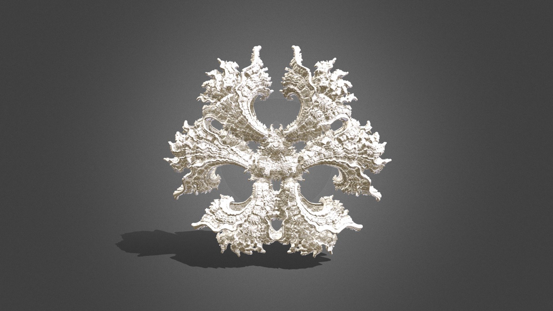 3D Fractal - 3Fold Symmetry Kleinian - 3D model by spiraldive [91992c9 ...