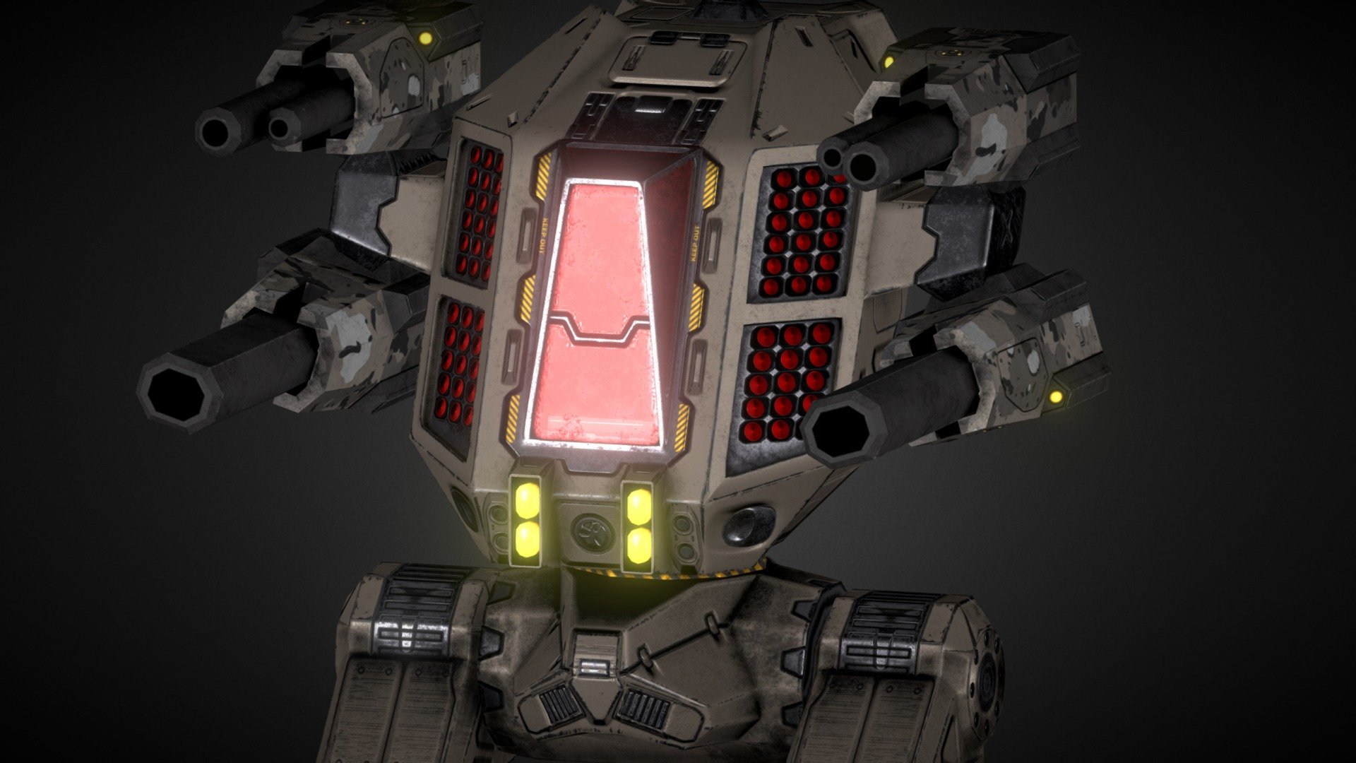 Juggernaut - Lowpoly Animated Mech - Buy Royalty Free 3D model by OP3D ...