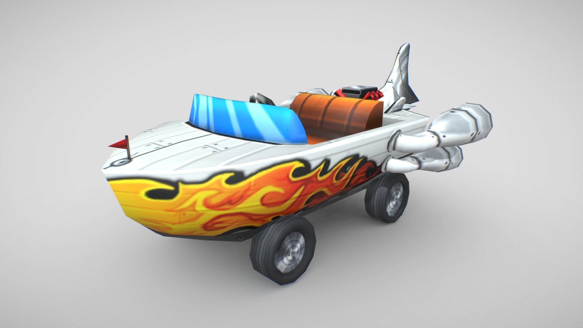 SpongeBob's Boat - Nicktoons Nitro - Buy Royalty Free 3D model by ...