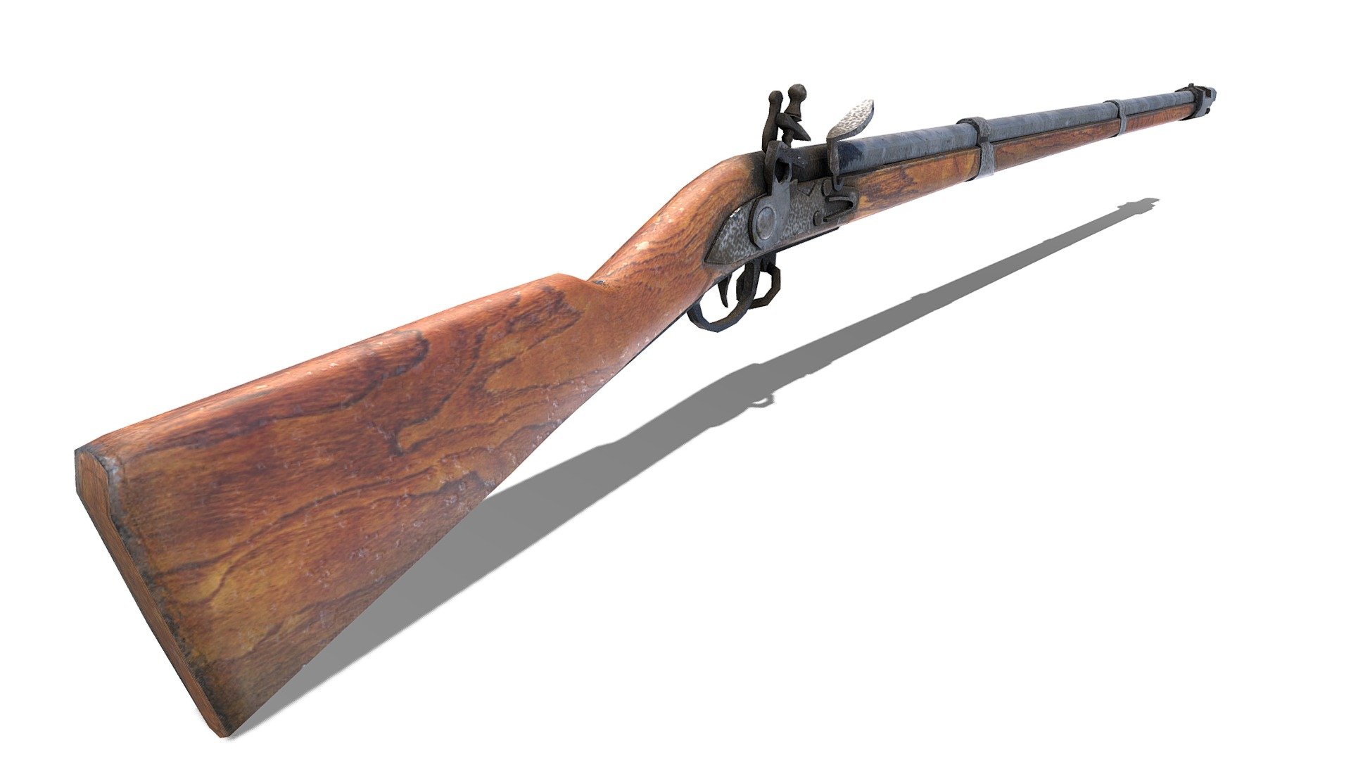 Antique Infantry Rifle / Gun - Buy Royalty Free 3D model by Studio Lab ...