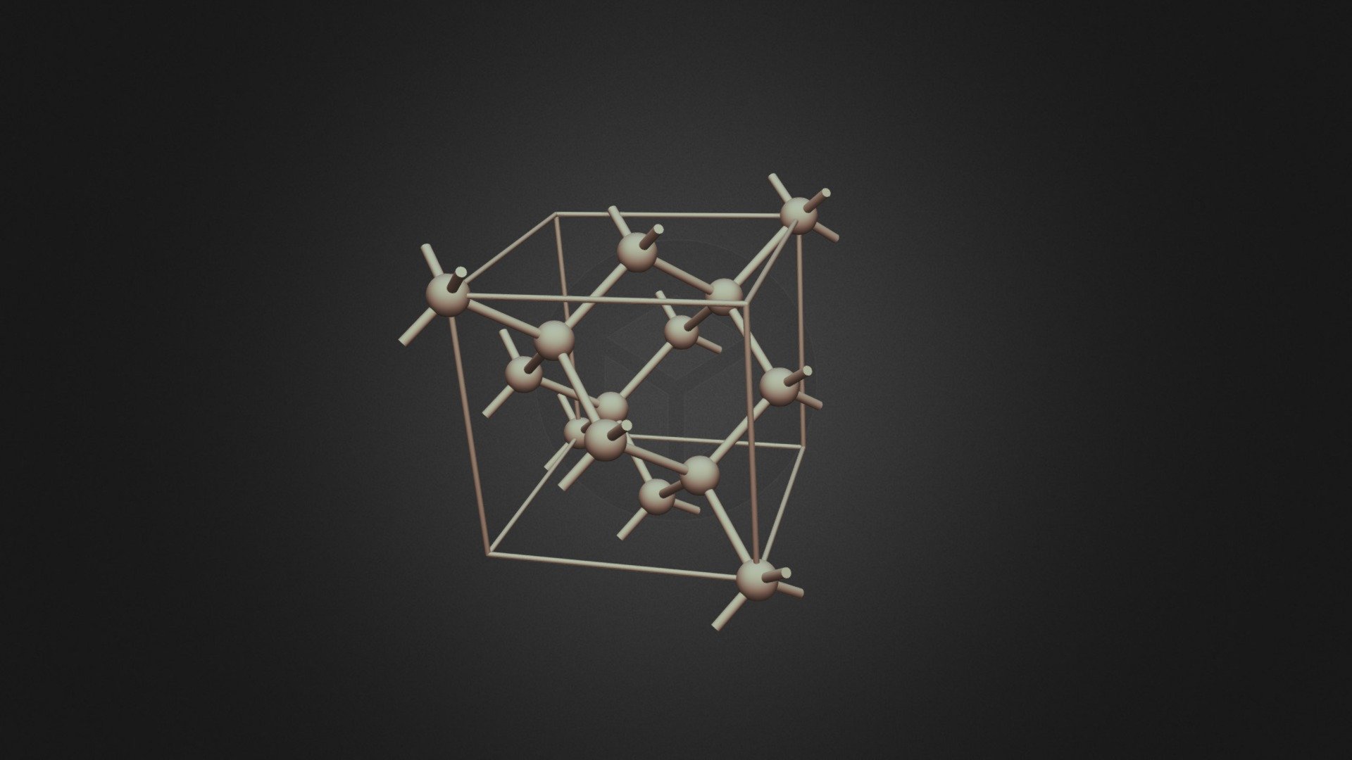 Diamond Molecule Geometry Ball & Spoke - 3D model by aleta [919b52e ...