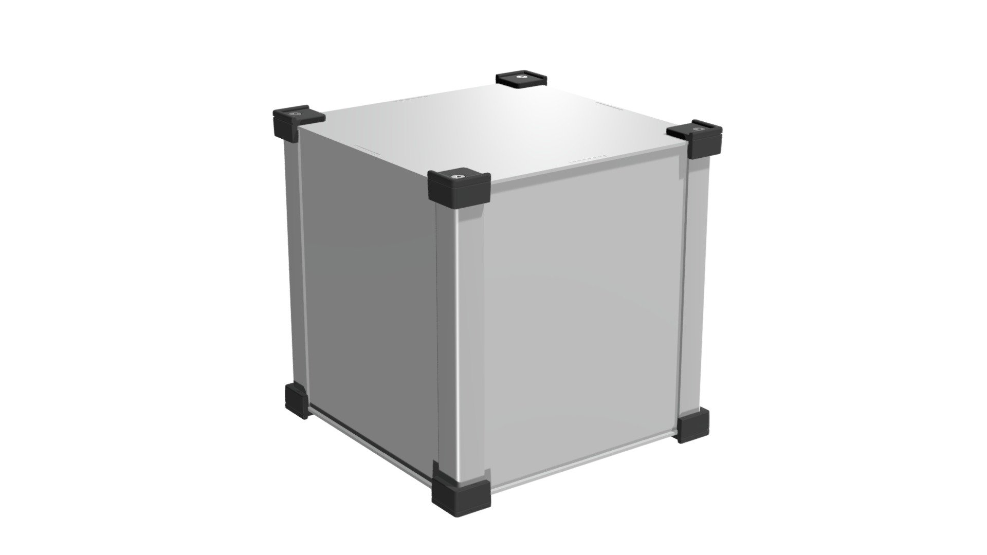 ALUMINUM FRAME BOX - ALGF150-150-150K15-B - 3D model by takachitec5 ...