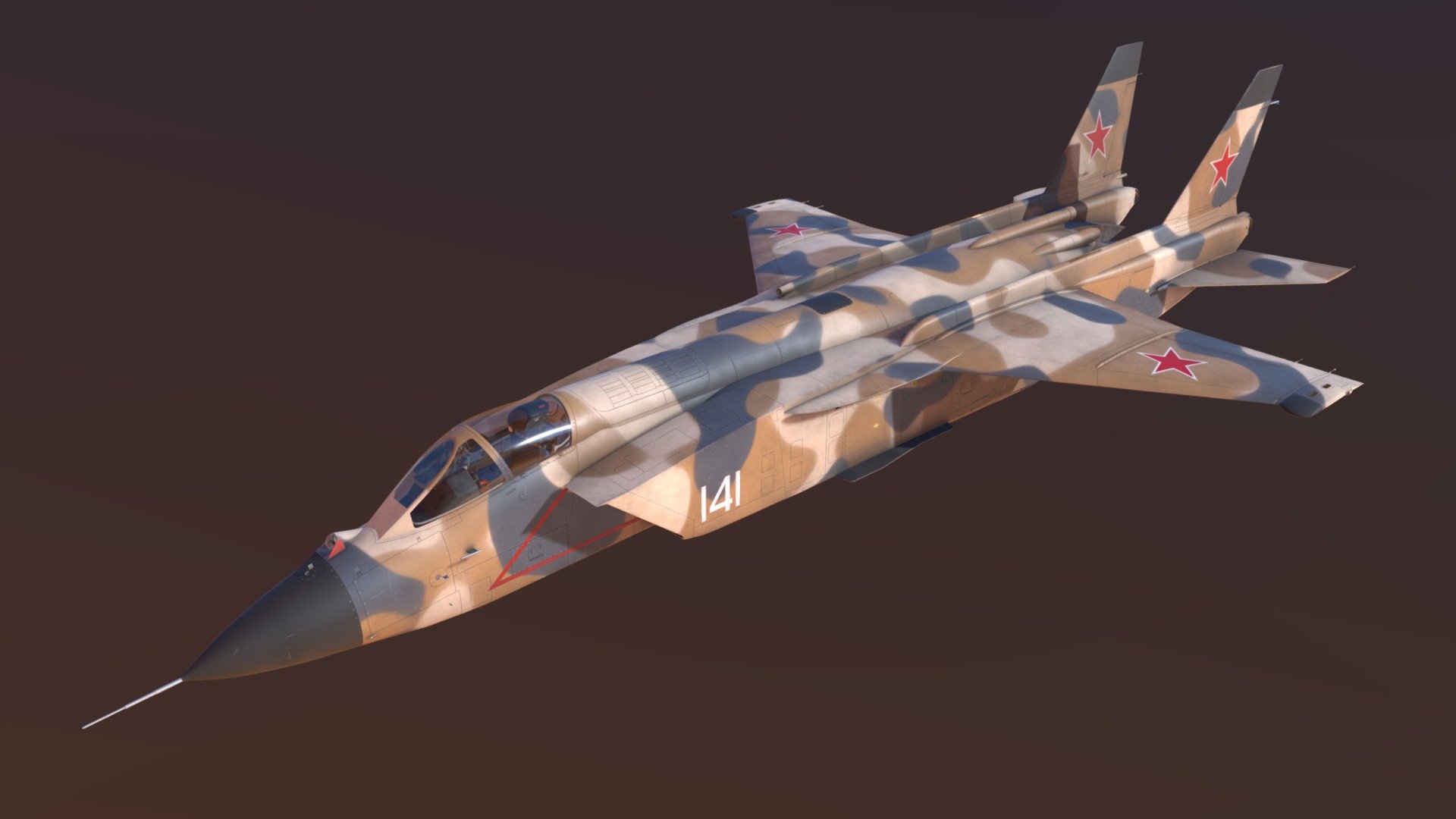 Yak-141 "Desert" - 3D model by Yusup K. (@Kulduev) [919d012] - Sketchfab