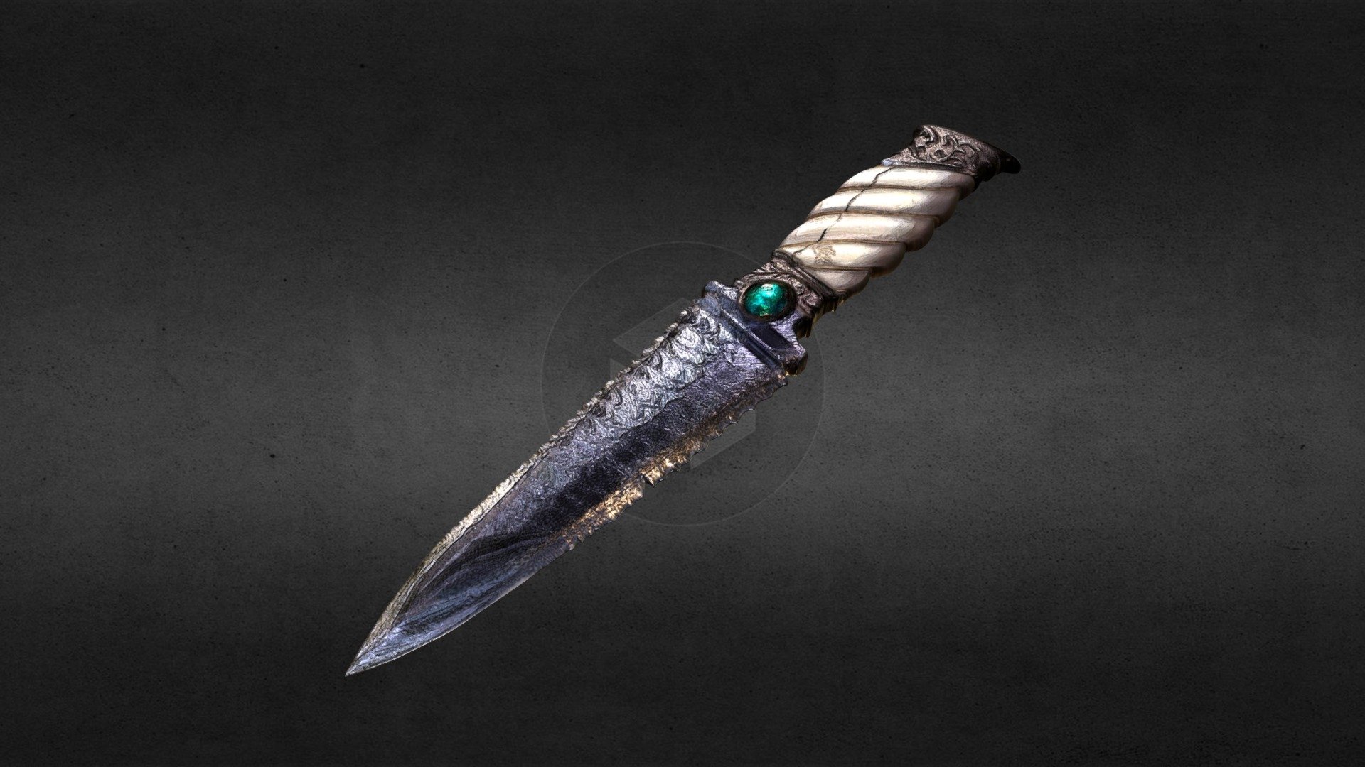 Mistborn Obsidian Dagger - 3D model by Lu Meets Art (@lumeetsart ...