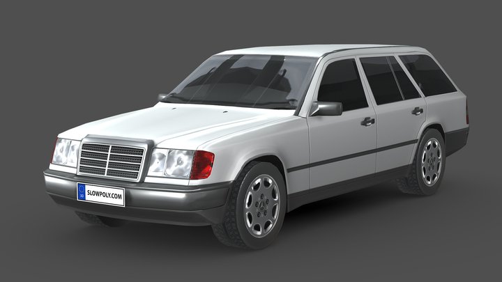 W124 3D models - Sketchfab