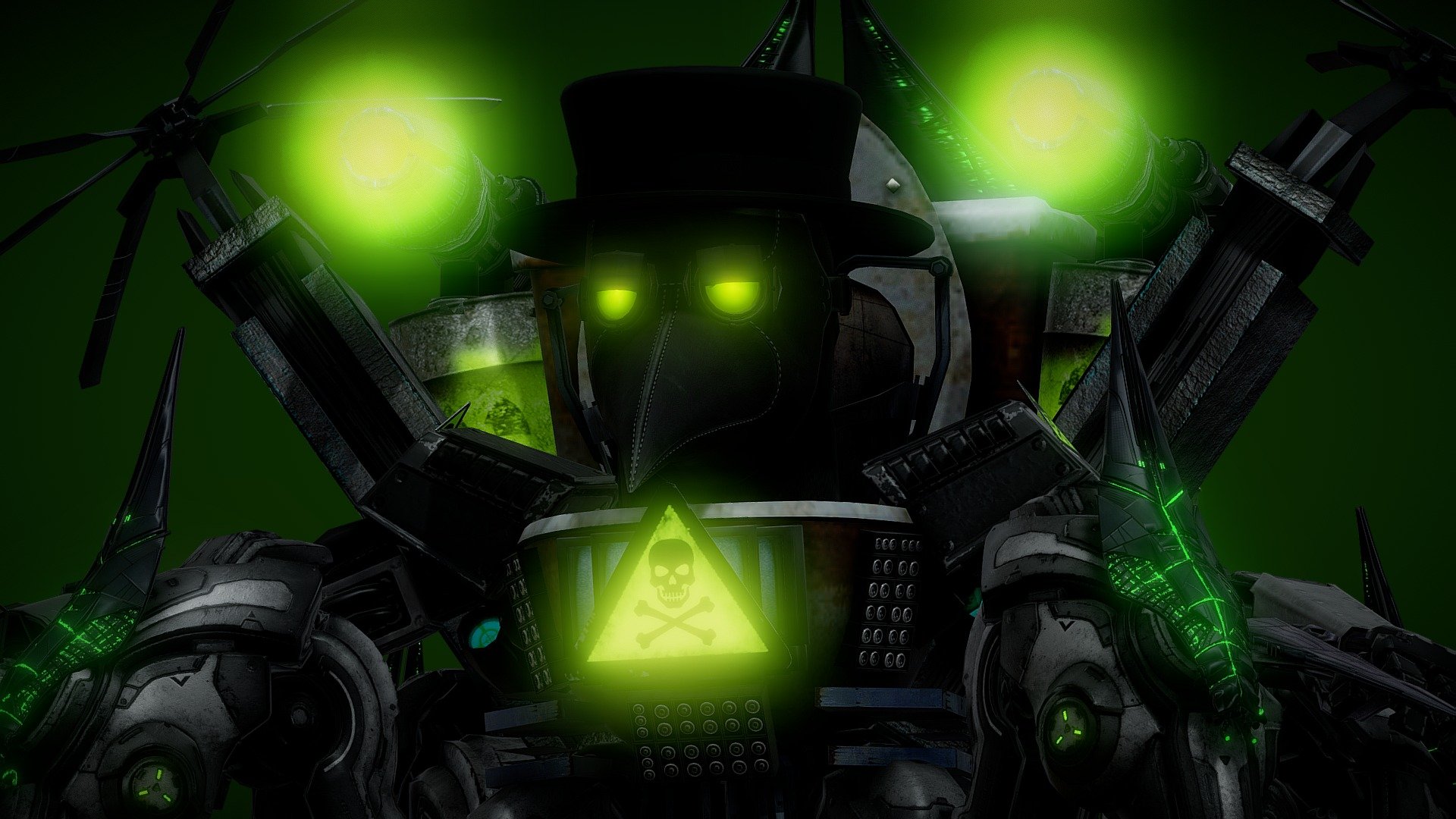Plague Toilet Mech 2.0 (Virlance) - Download Free 3D model by Elite Big ...