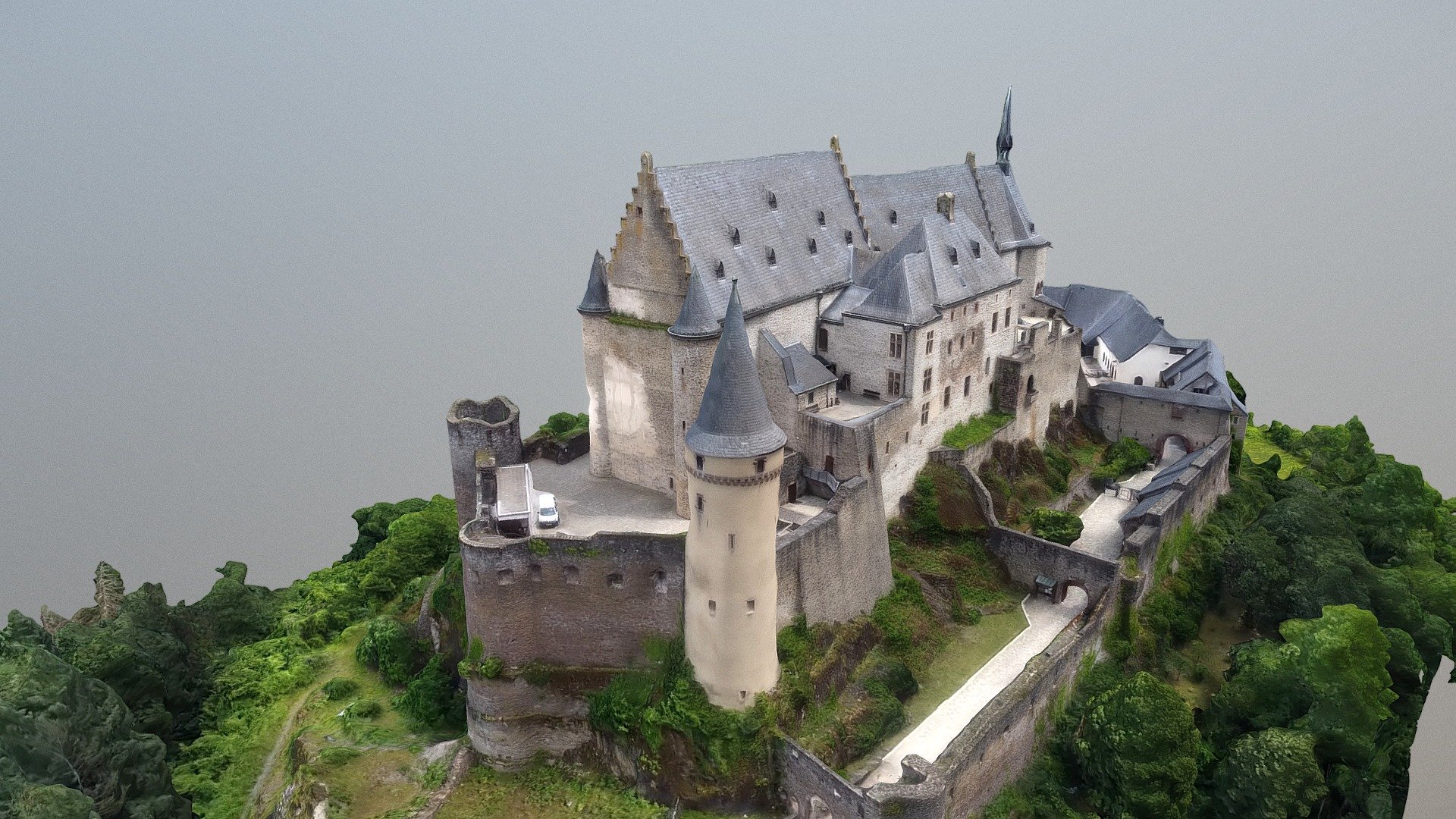 Vianden Castle - Download Free 3D model by 333DDD (@333DDD-oficial ...