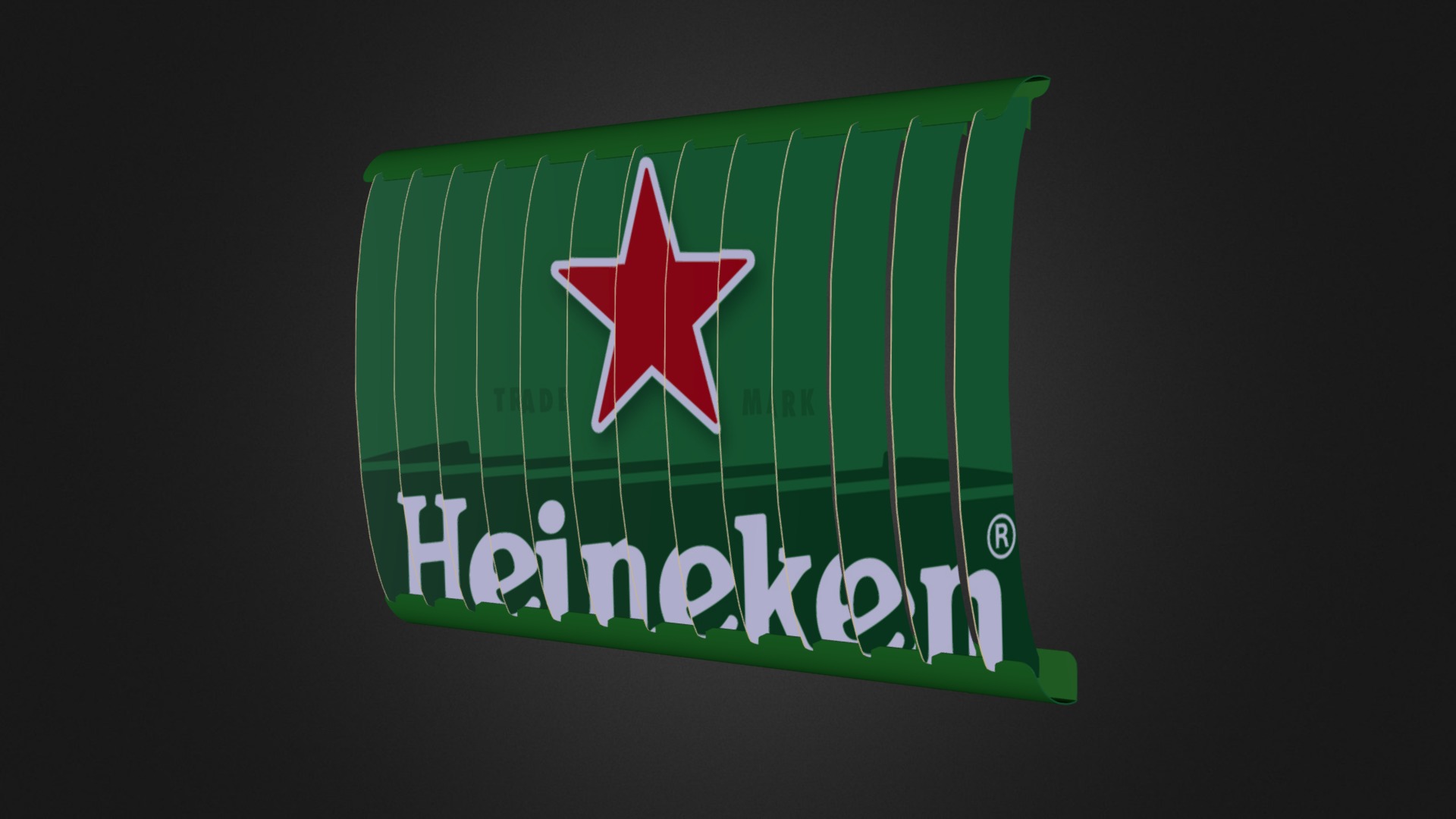Heineken Pop Fin - 3D model by Rich Content (@dougrichardson) [91a0d1f ...