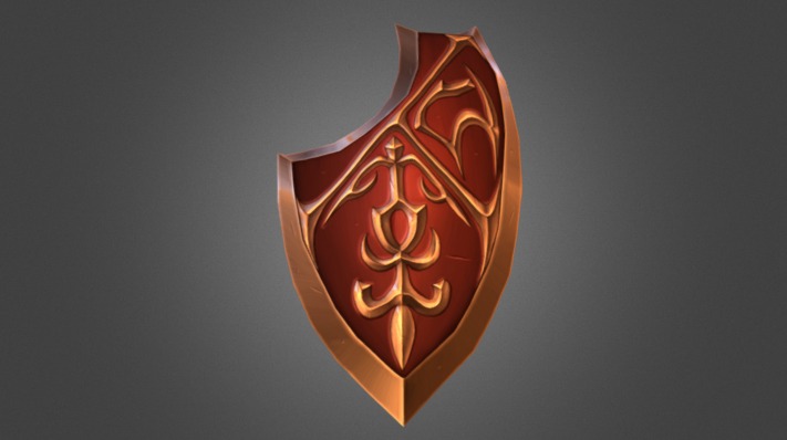 Shield 03 (Fantasy Weapon Pack Vol. 1) - 3D model by Agerathum [91a7fdb ...