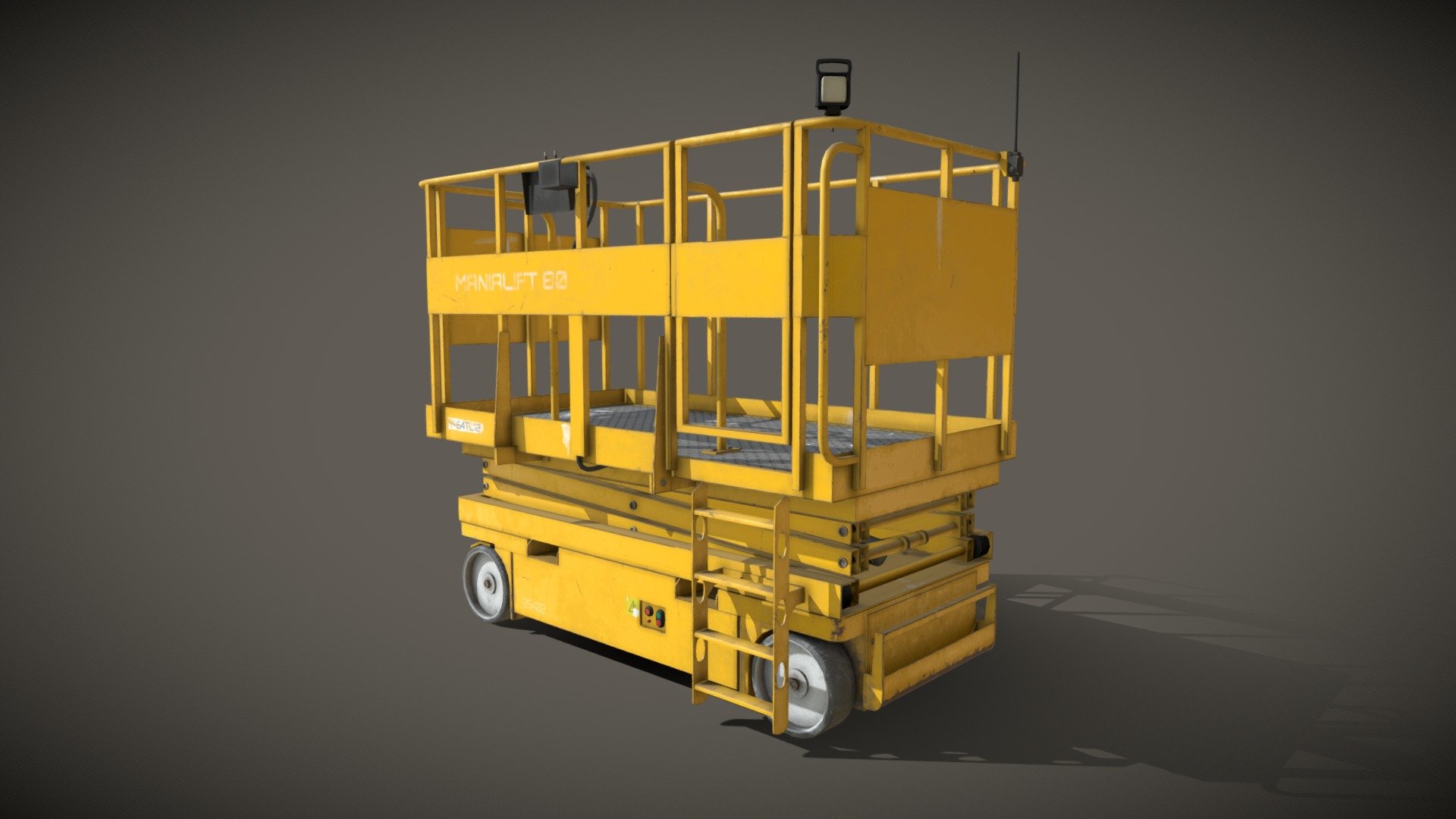 Scissor Lift - Buy Royalty Free 3D model by Escou [91a91fe] - Sketchfab ...