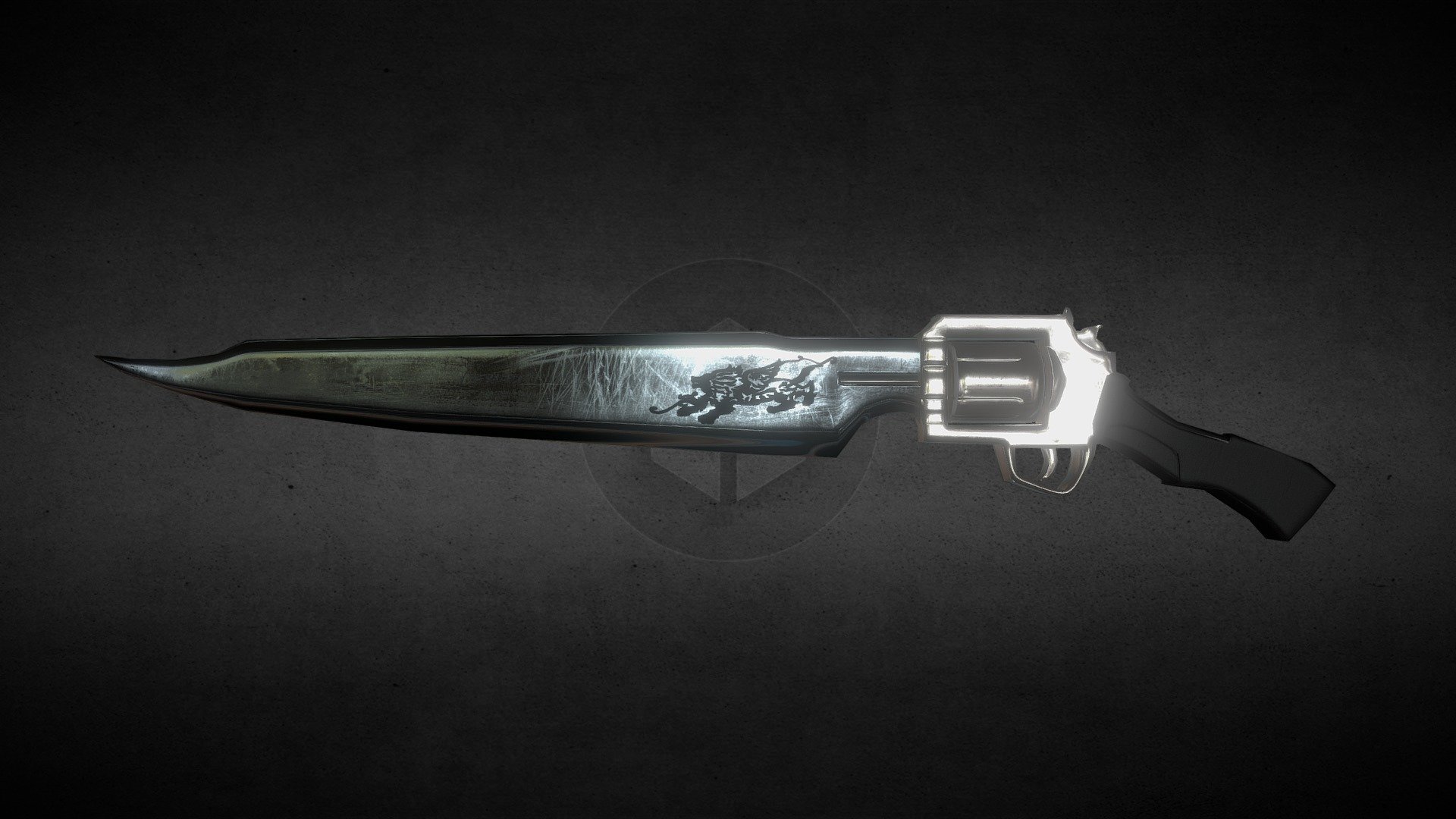 Gun Blade - 3D model by spinningseals [91aa8ef] - Sketchfab