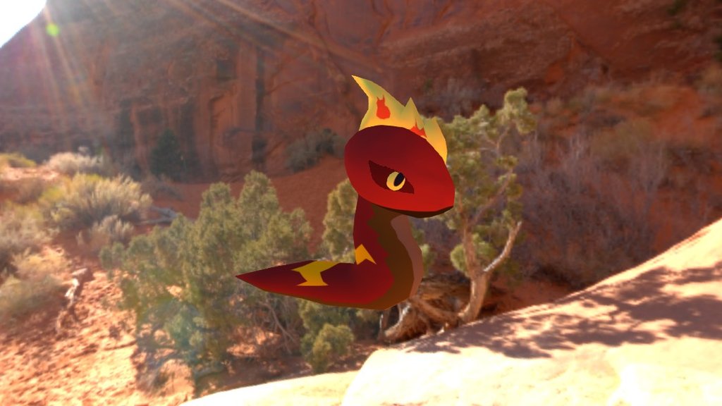 Serpyre, The Fire Snake - 3D model by Golden Egg (@clarck.cc22 ...
