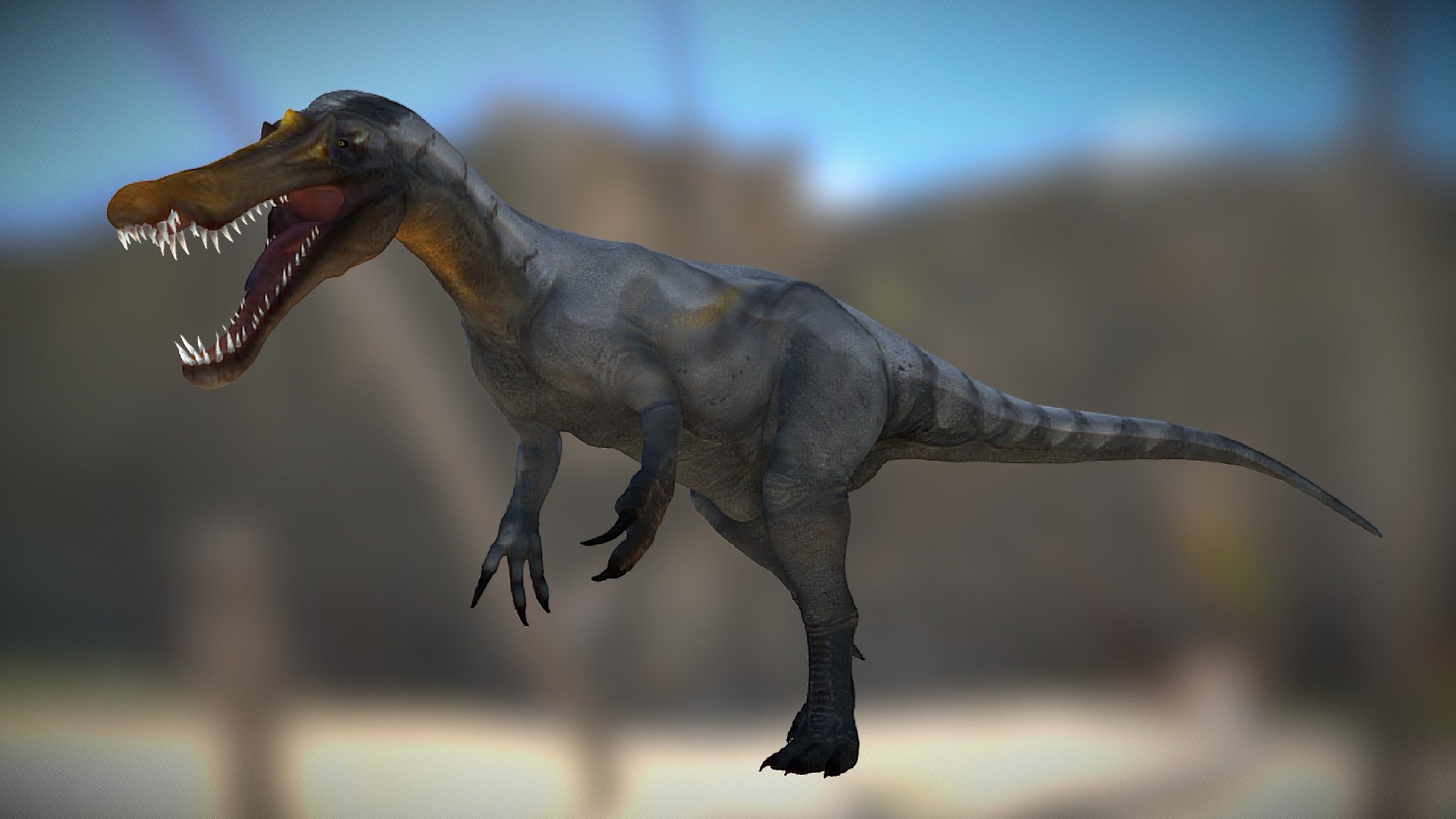 Baryonyx sp. - 3D model by RiptorCPV [91ac6a9] - Sketchfab