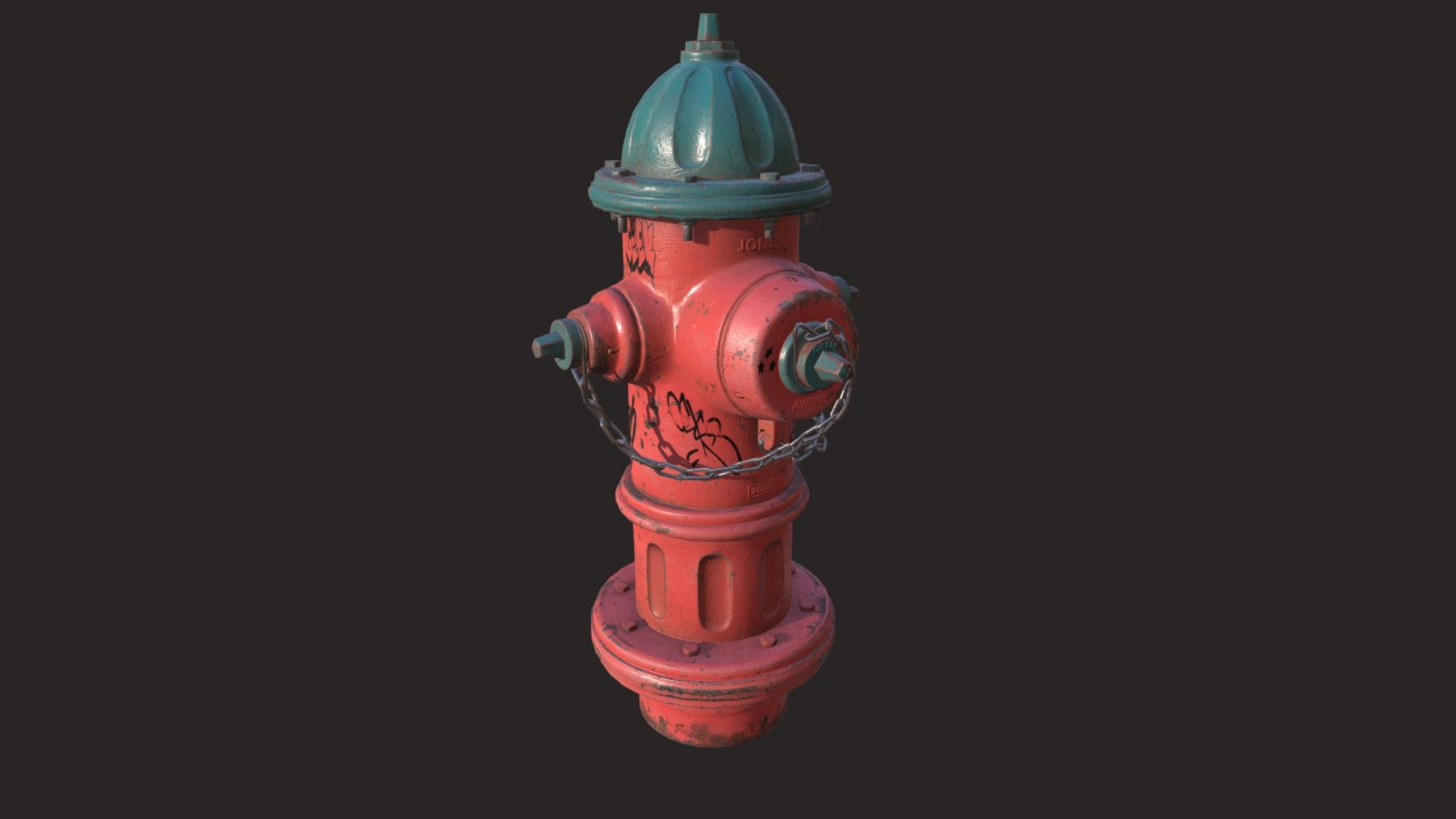 Fire Hydrant - Download Free 3D model by Denis Zapadenko (@DenZz3D ...