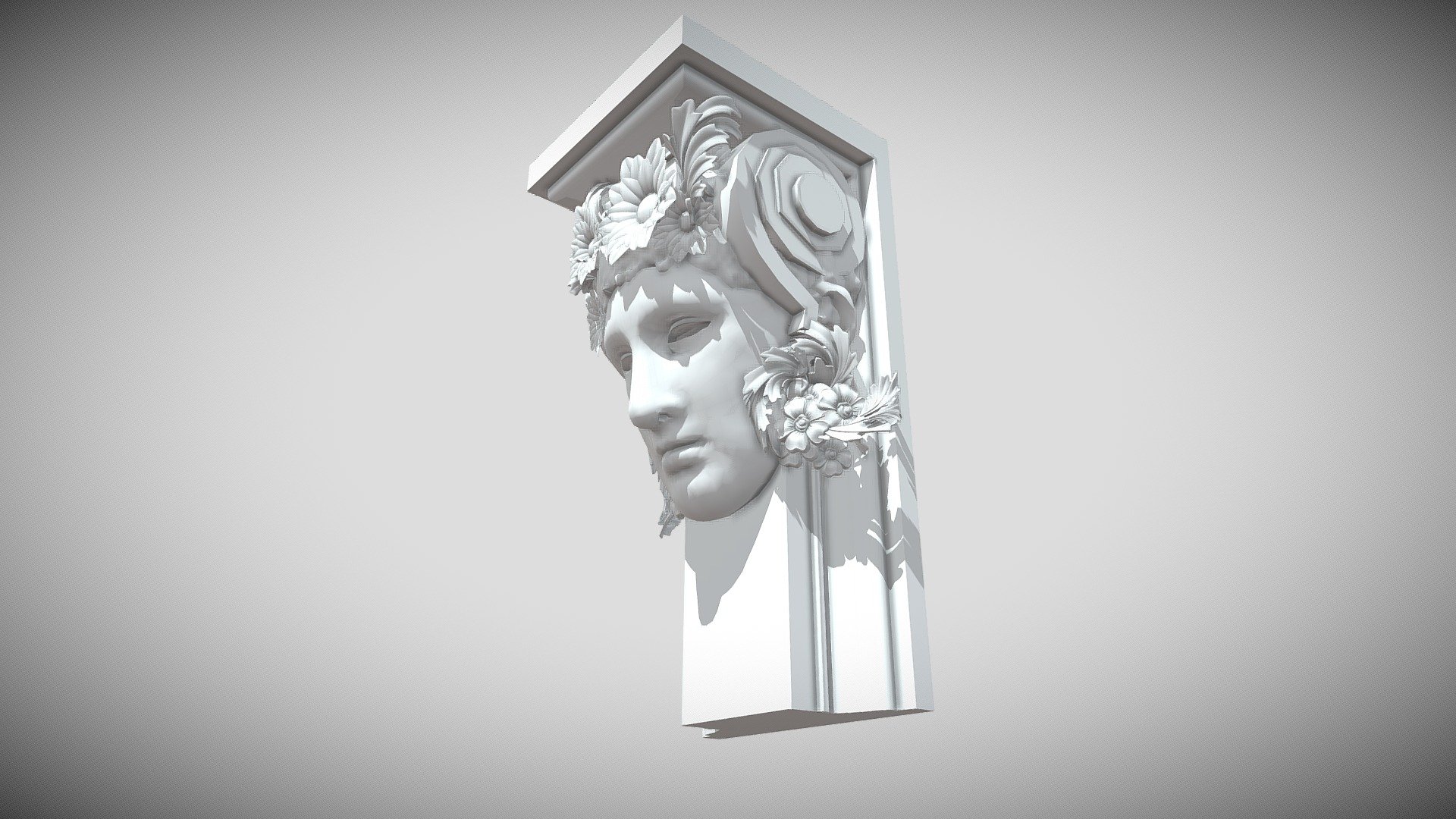 Modillon - 3D model by Rodrigue (@rodriguedesouza) [91b0eba] - Sketchfab