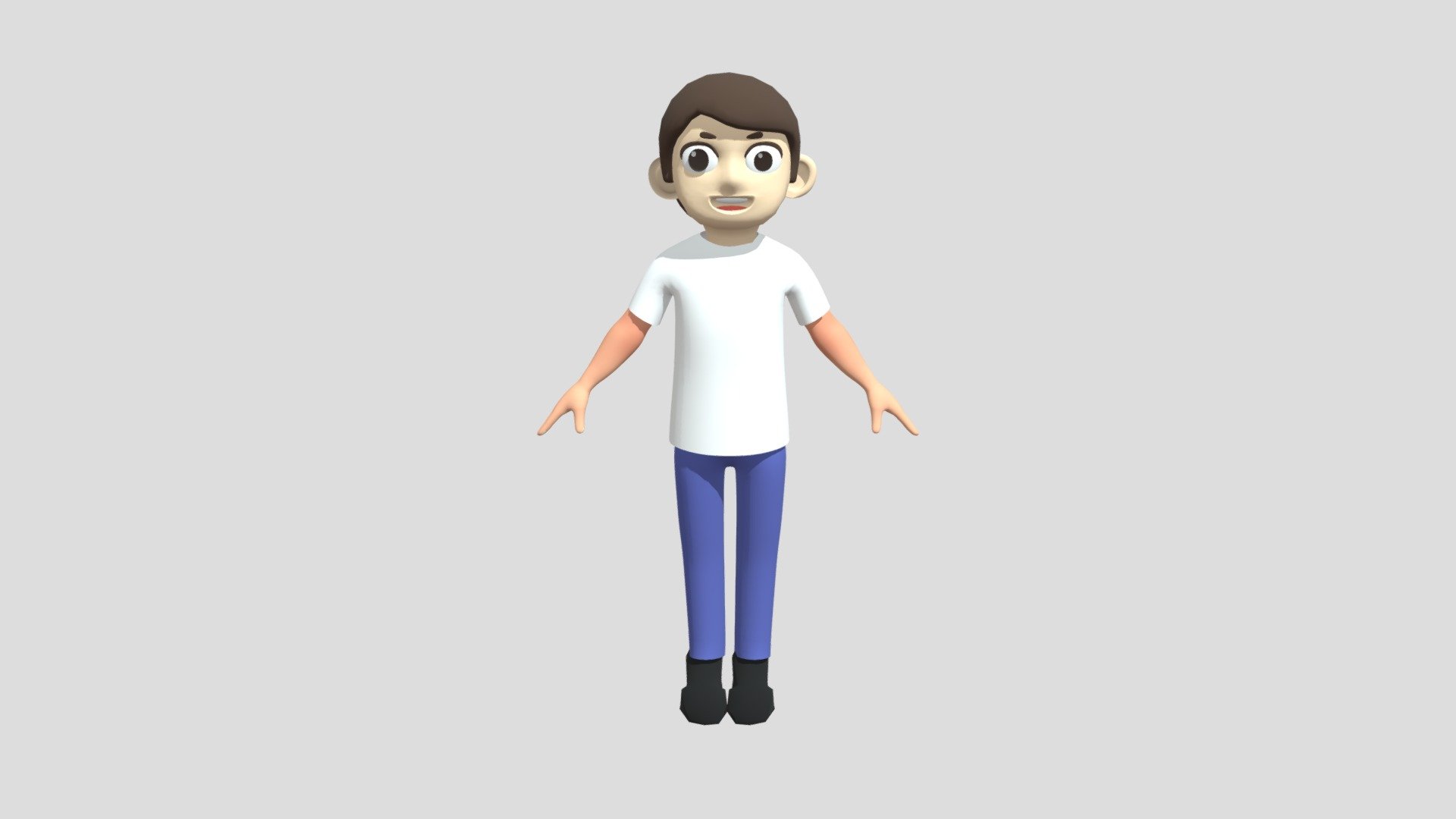 Boy player - 3D model by Ethaneither [91b19f5] - Sketchfab