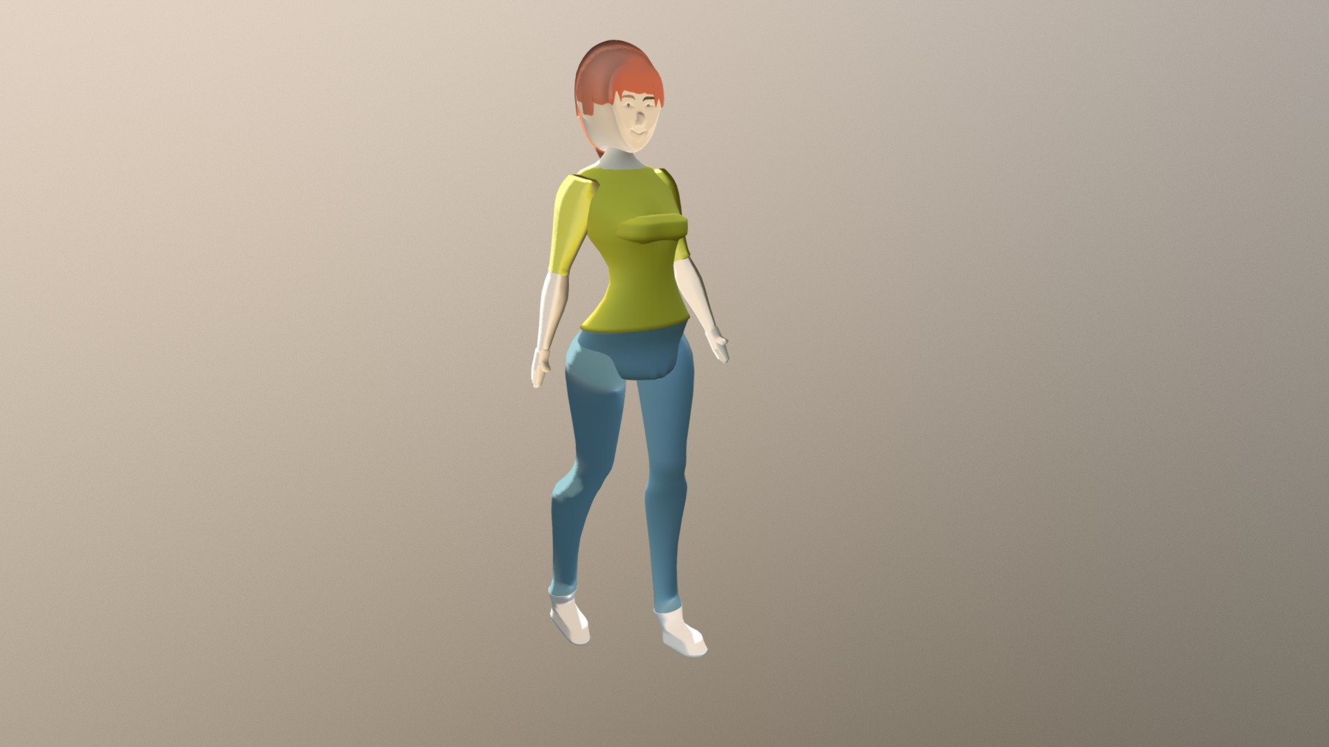 Female Character Walk & Wink Animation - 3D model by thomasmendez ...