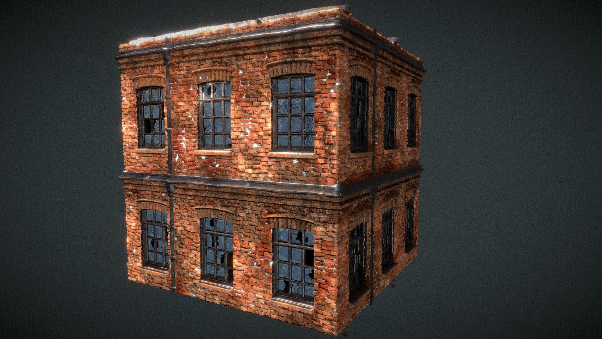 Industrial Factory Facade Texture - Buy Royalty Free 3D model by ...