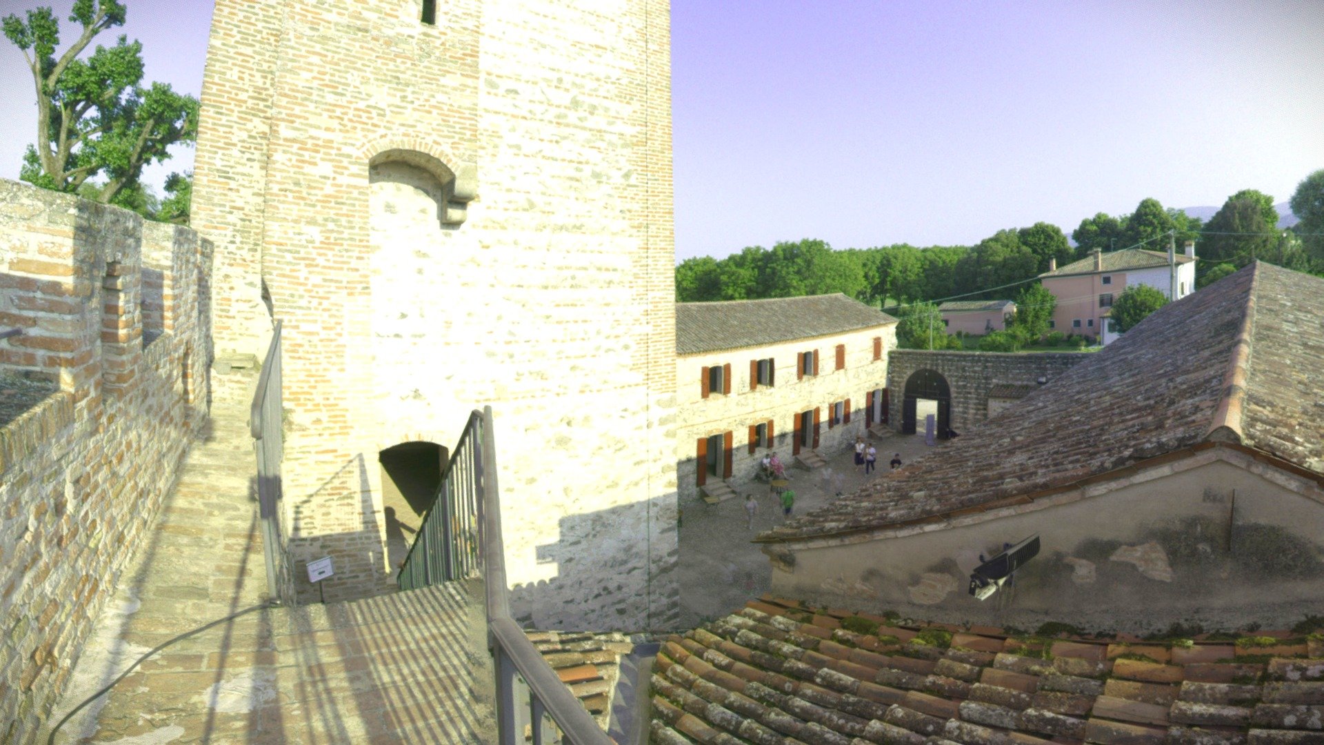 Castello di San Martino, camminamento di ronda - 3D model by ...