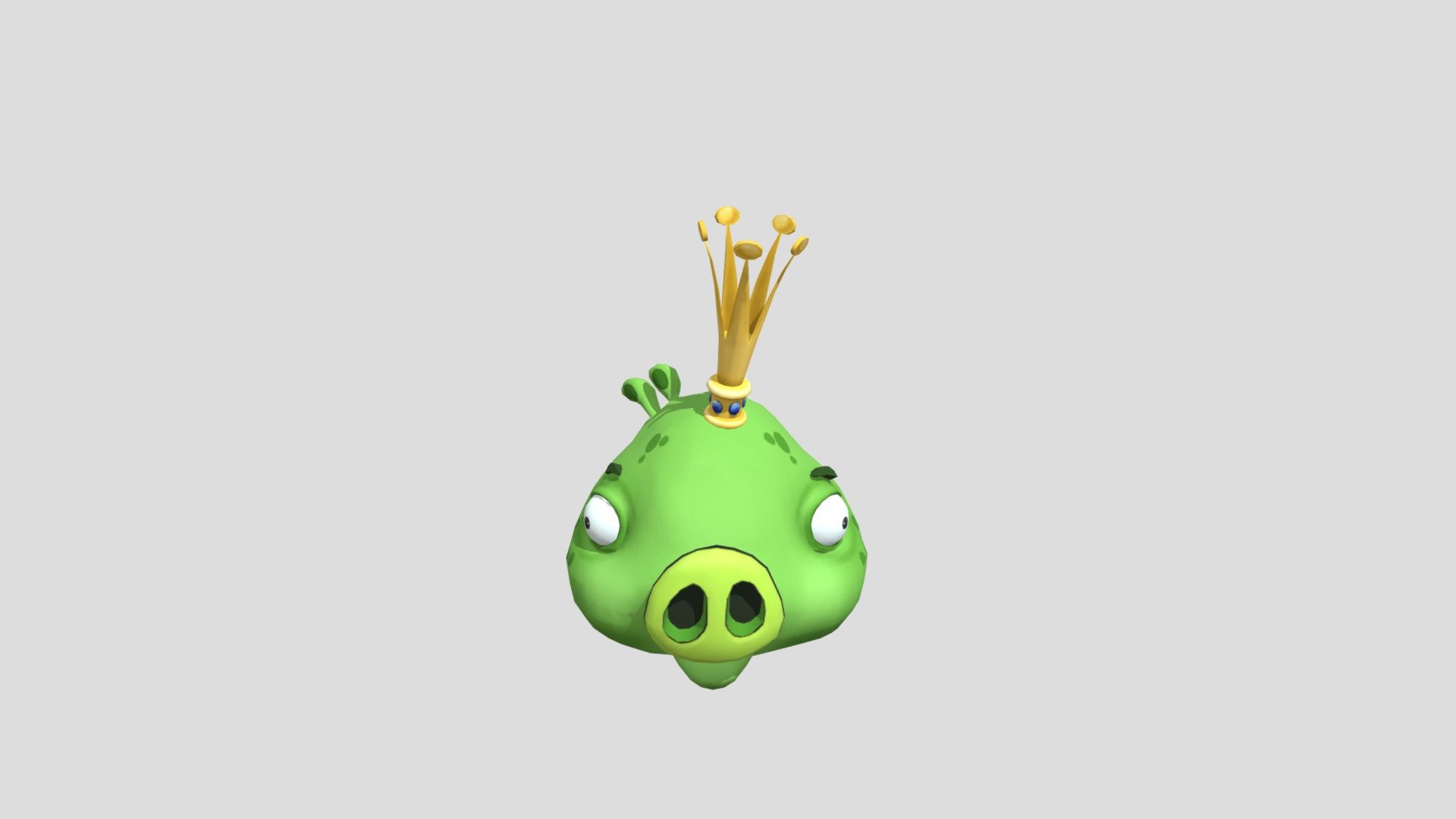 Mobile - Angry Birds Go - King Pig - Download Free 3D model by ...
