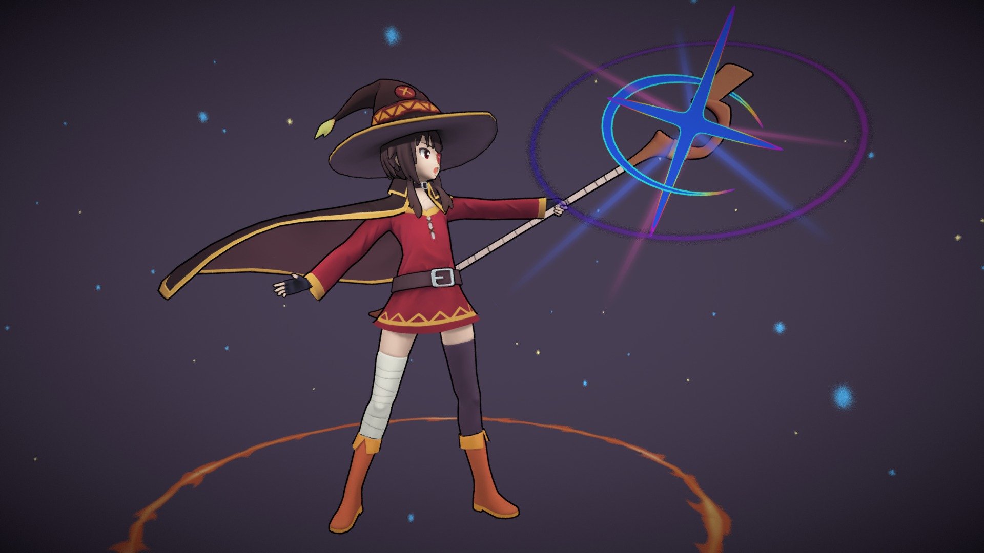 Megumin - 3D model by ÁlvaroRuiz (@AlvaroRuiz) [91b6009] - Sketchfab