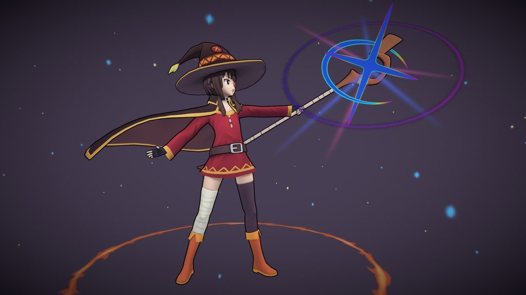Megumin - A 3D model collection by neithanadrianr06 - Sketchfab