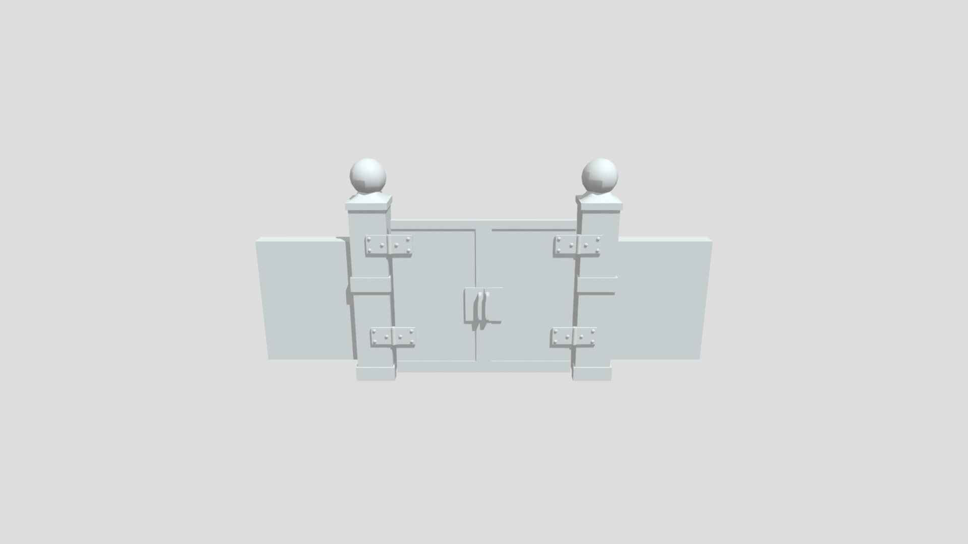 Simple Gate - Download Free 3D model by Anthony Ocasio (@tonyrcasio1 ...