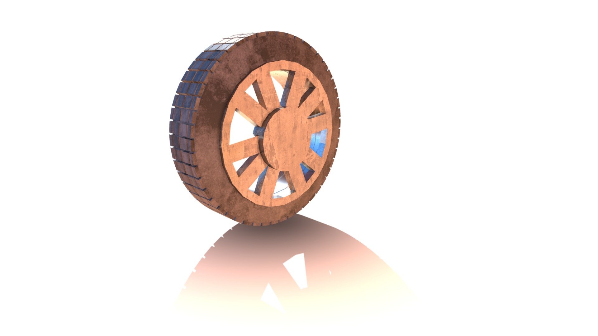Bulky Mudding Truck Tire - Download Free 3D model by Blake.Allred ...