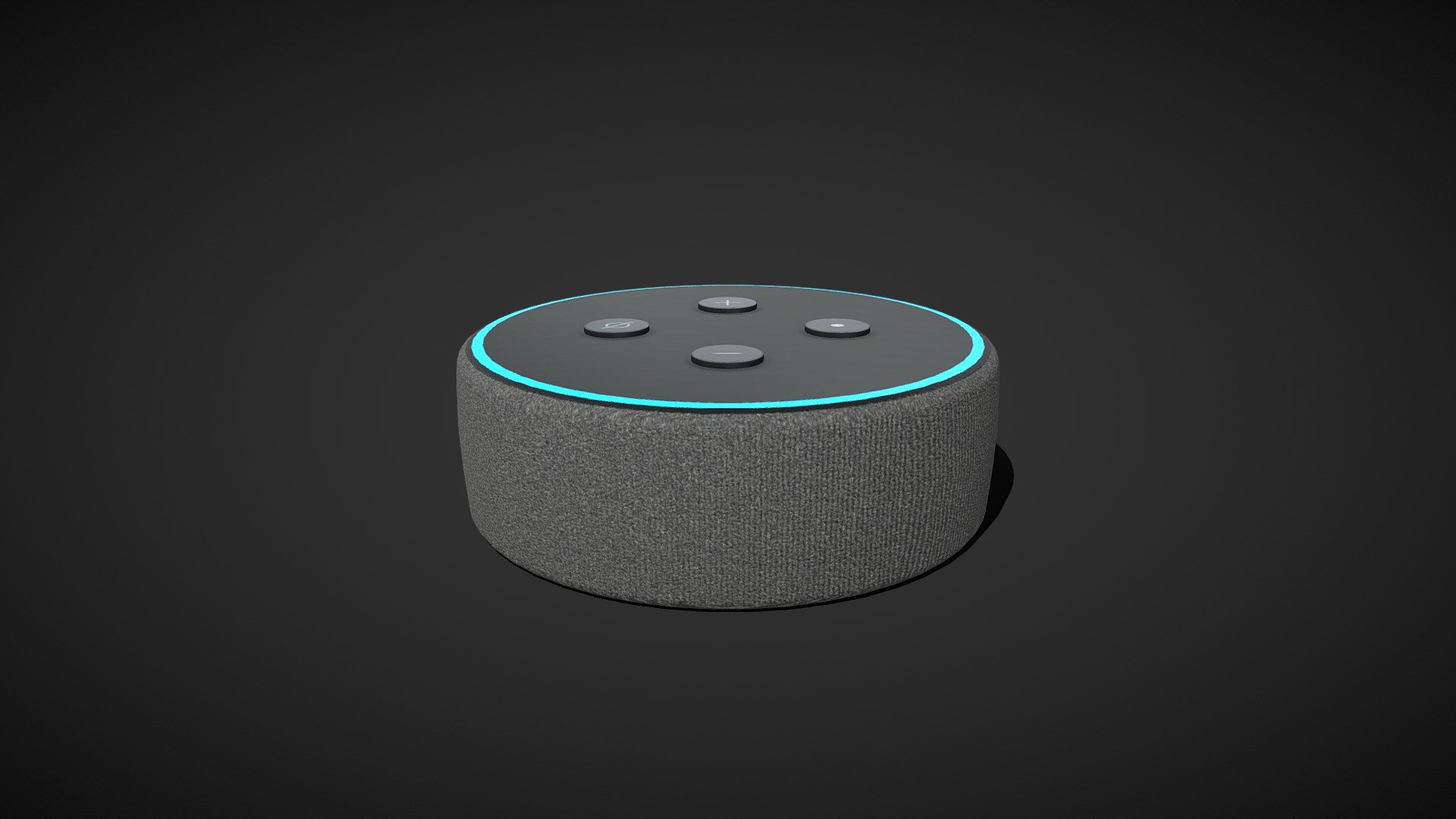 alexa echo dot - Buy Royalty Free 3D model by umarahmed077 ...