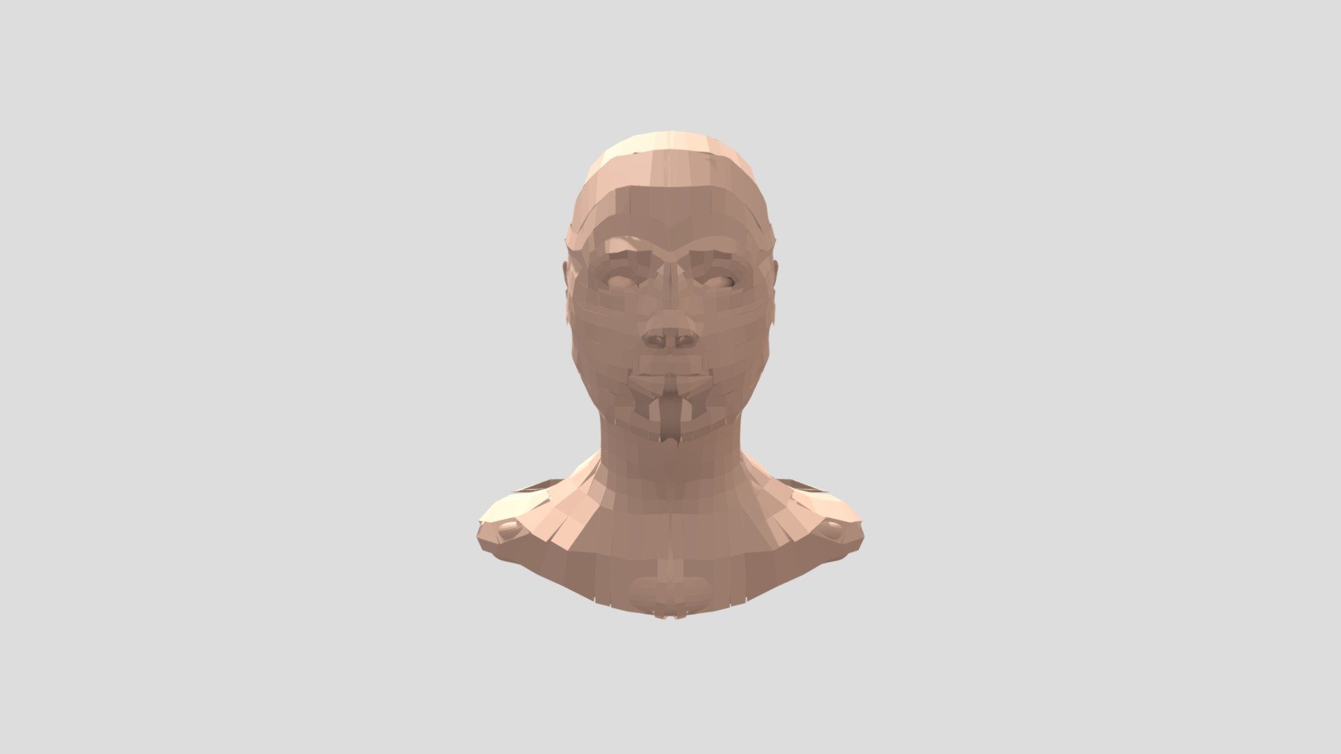 The face - 3D model by EllsMcnall [91ba5a5] - Sketchfab