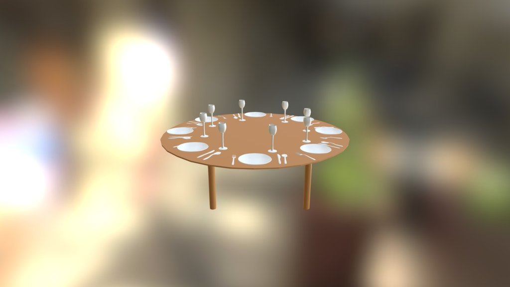 Cubiertos - 3D model by Doblanc [91bb26d] - Sketchfab