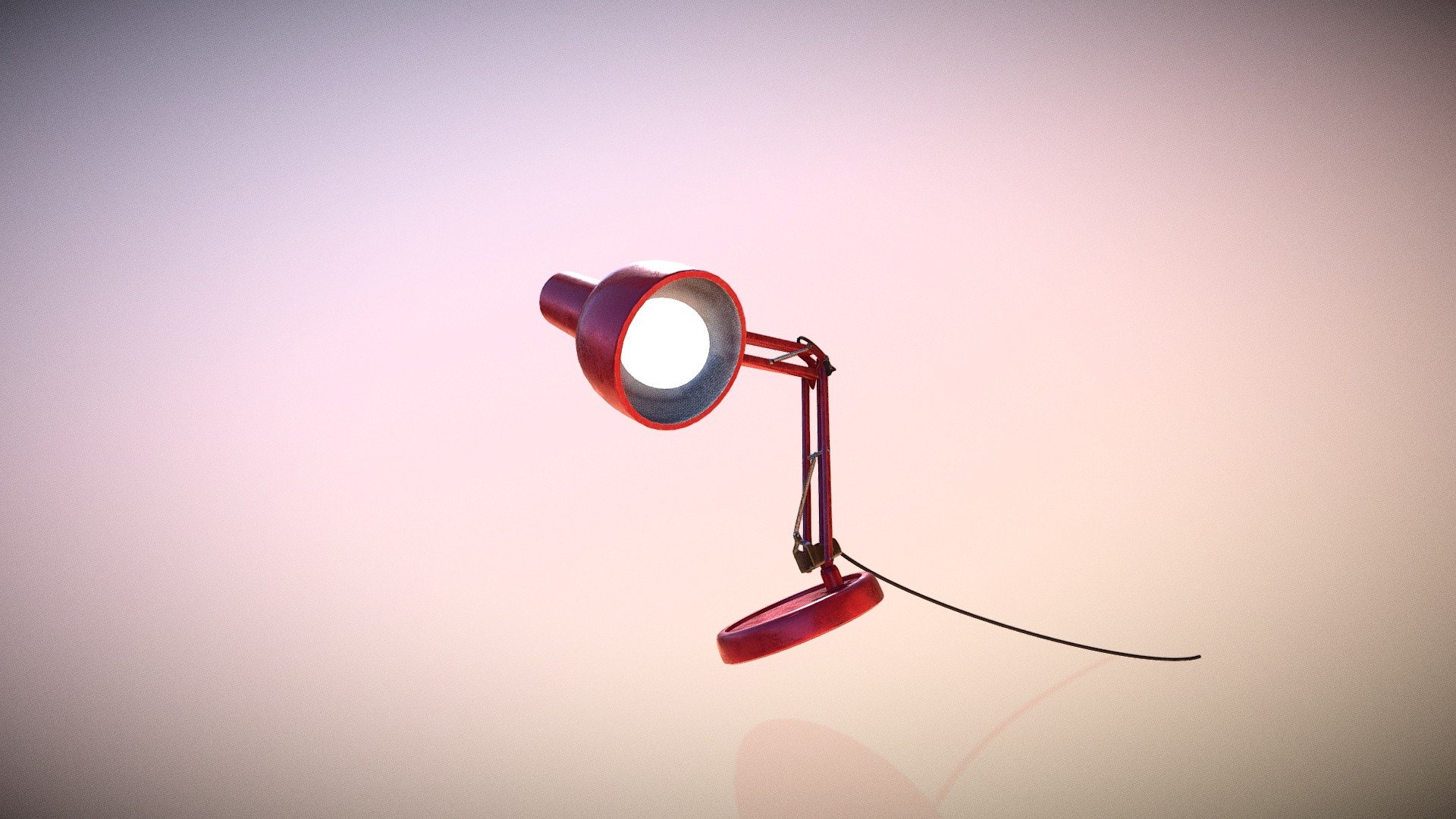Pivot Desk Lamp fully rigged and textured - Buy Royalty Free 3D model ...