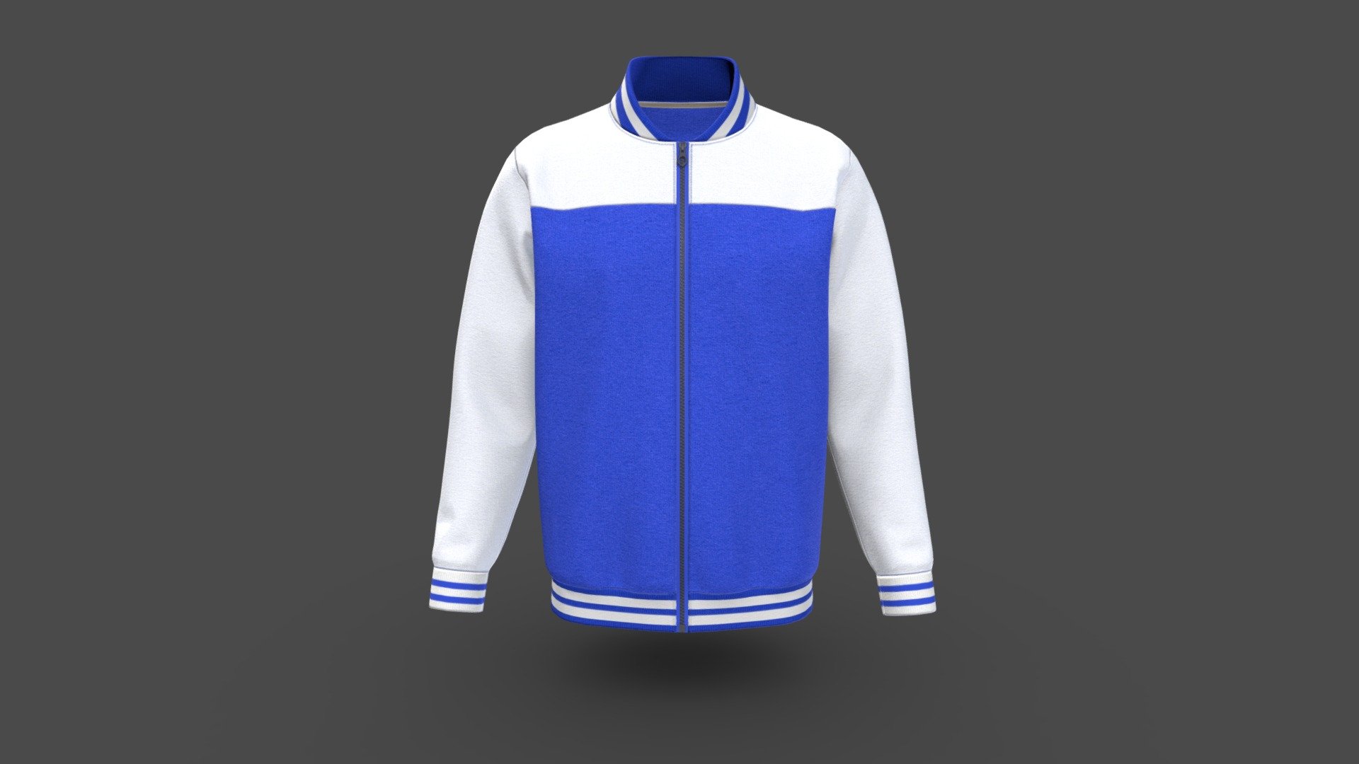 Men Classic Varsity Jacket - Buy Royalty Free 3D model by BINARYCLOTH ...
