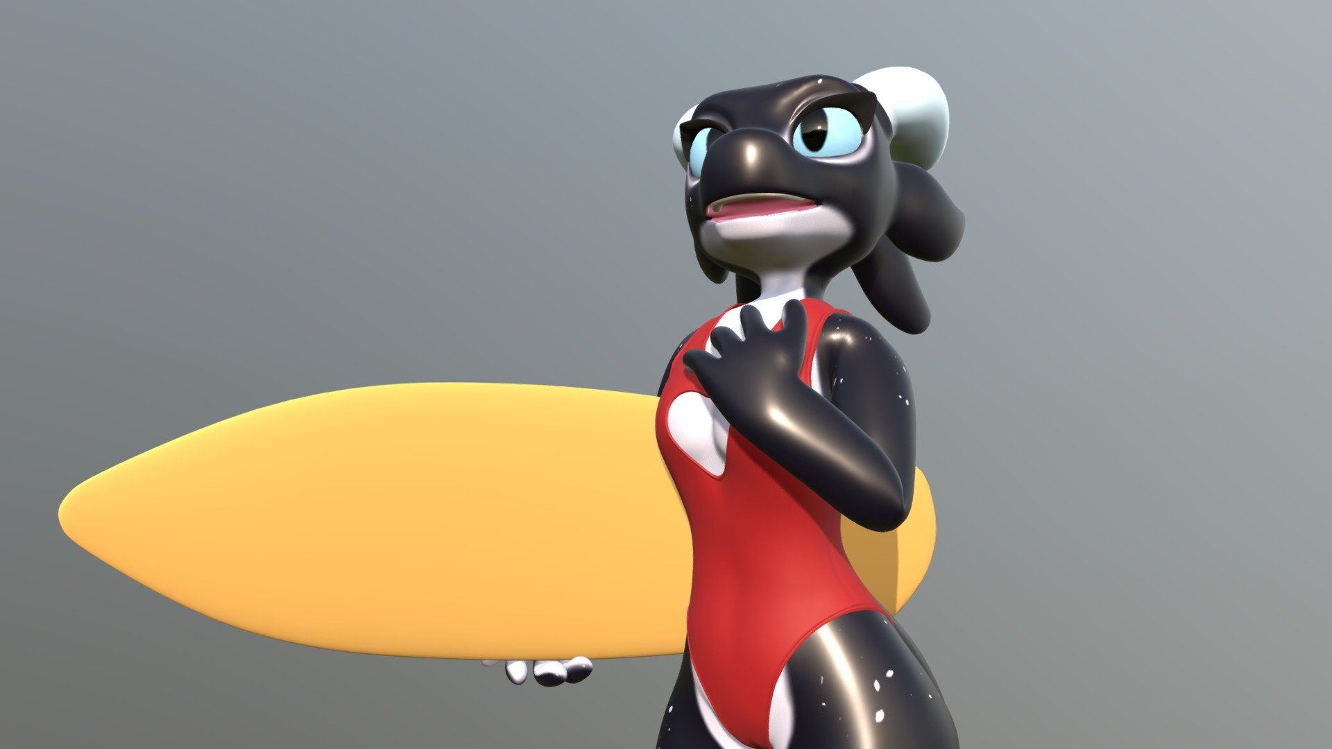 Orca-Kobold Hybrid Character - Download Free 3D model by Beakseed ...