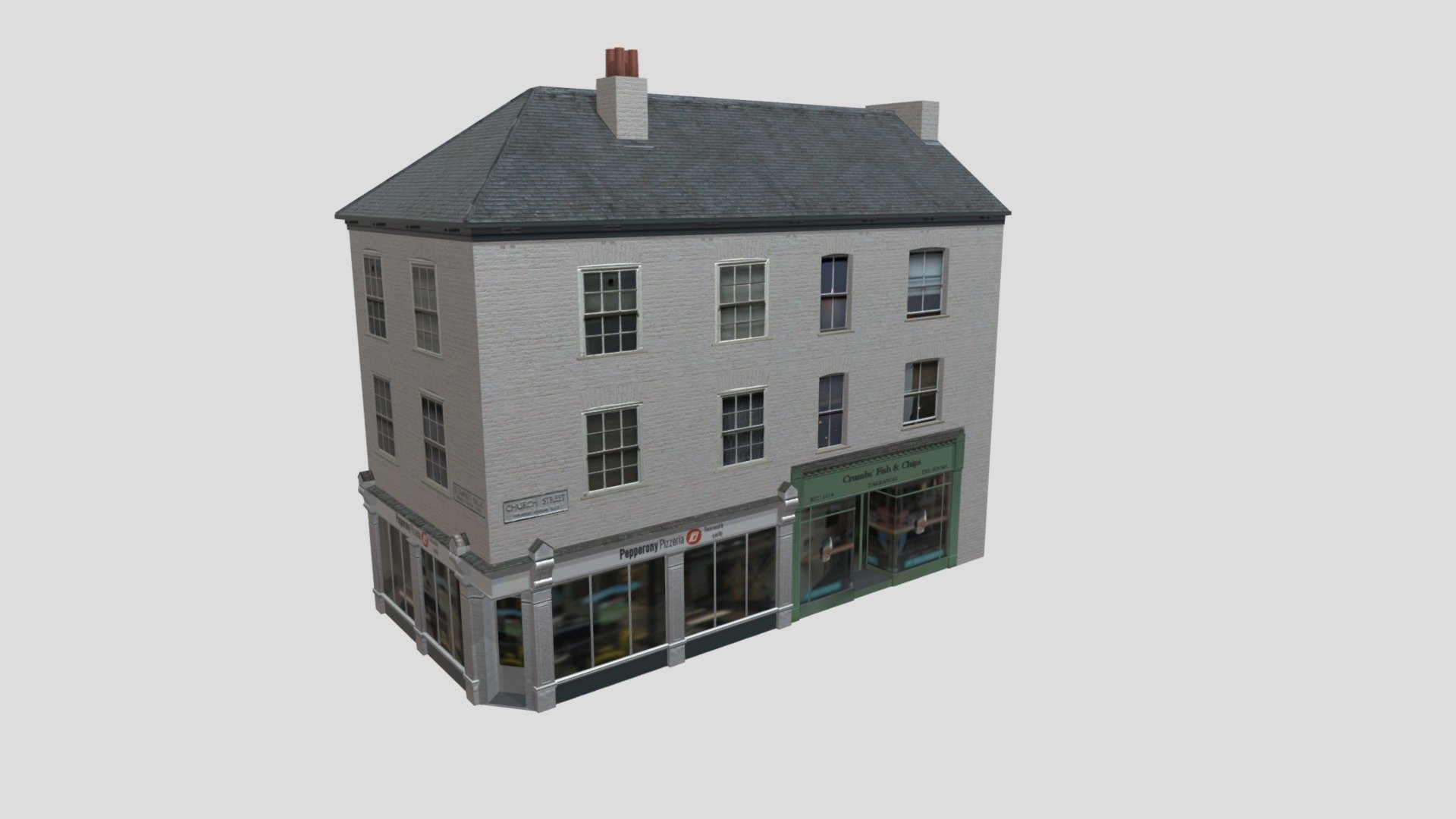 City building - Download Free 3D model by fabirbige [91be0da] - Sketchfab
