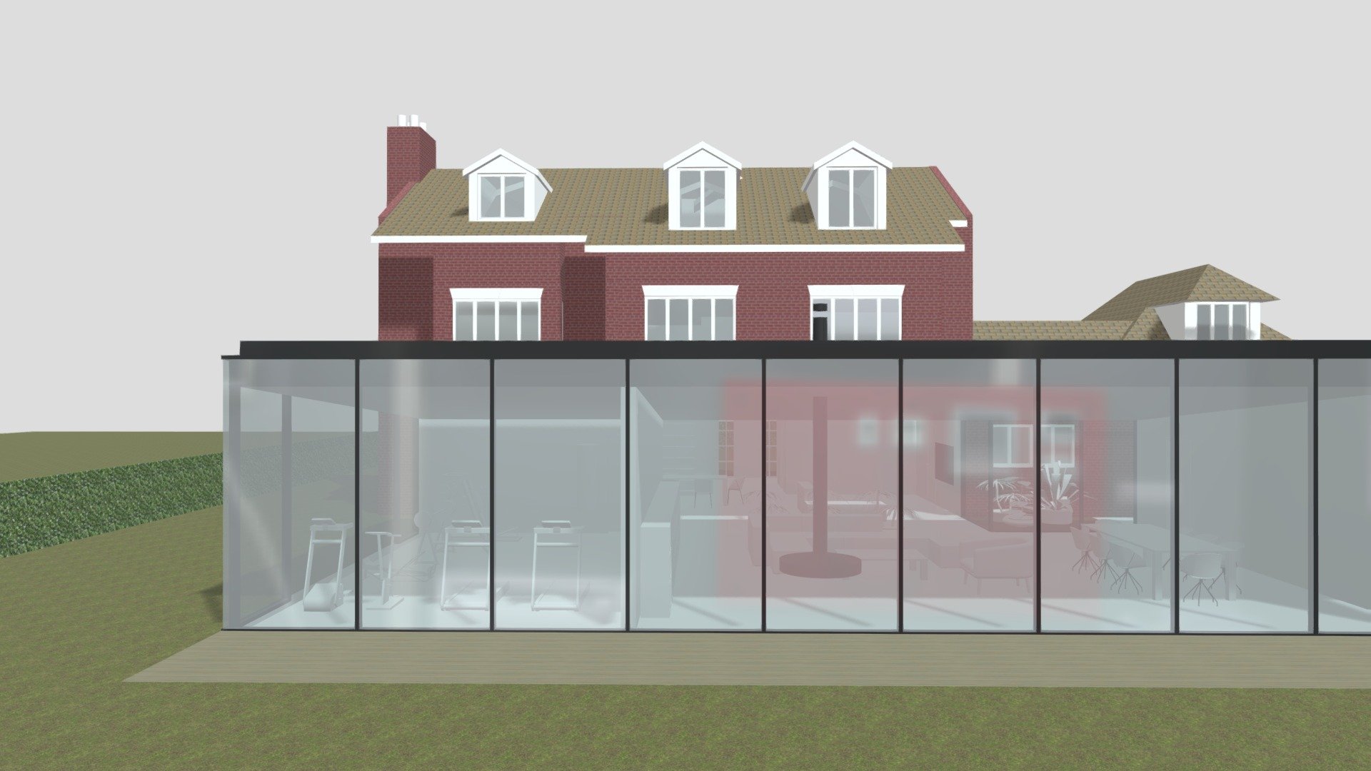UK house extension - 3D model by twoplus_ab [91c0c96] - Sketchfab