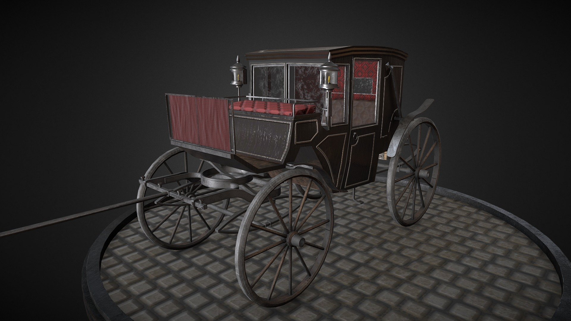 Carriage - 3D model by Jan Klopotowski (@JanKlopotowski7) [91c16a4 ...