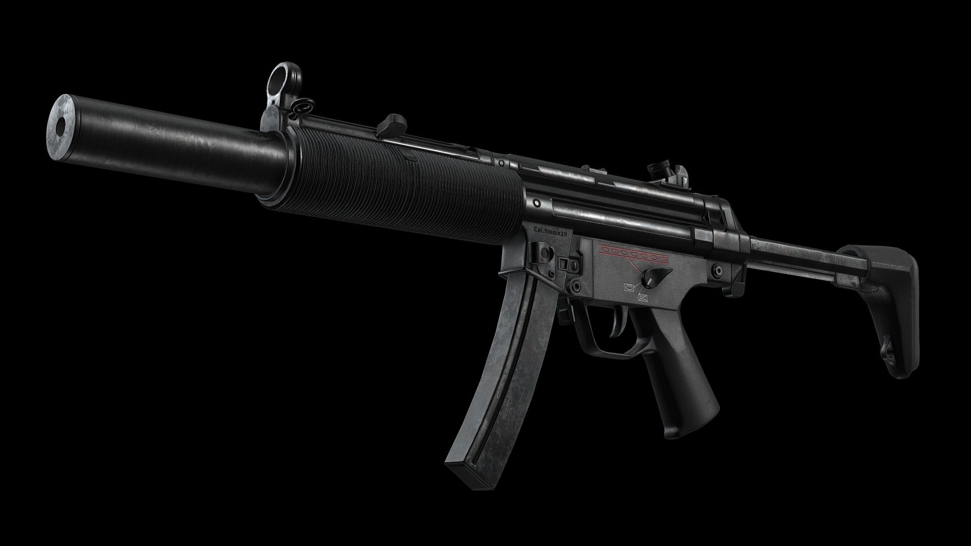 MP5sd6 - Buy Royalty Free 3D model by Mindev [91c19ef] - Sketchfab Store