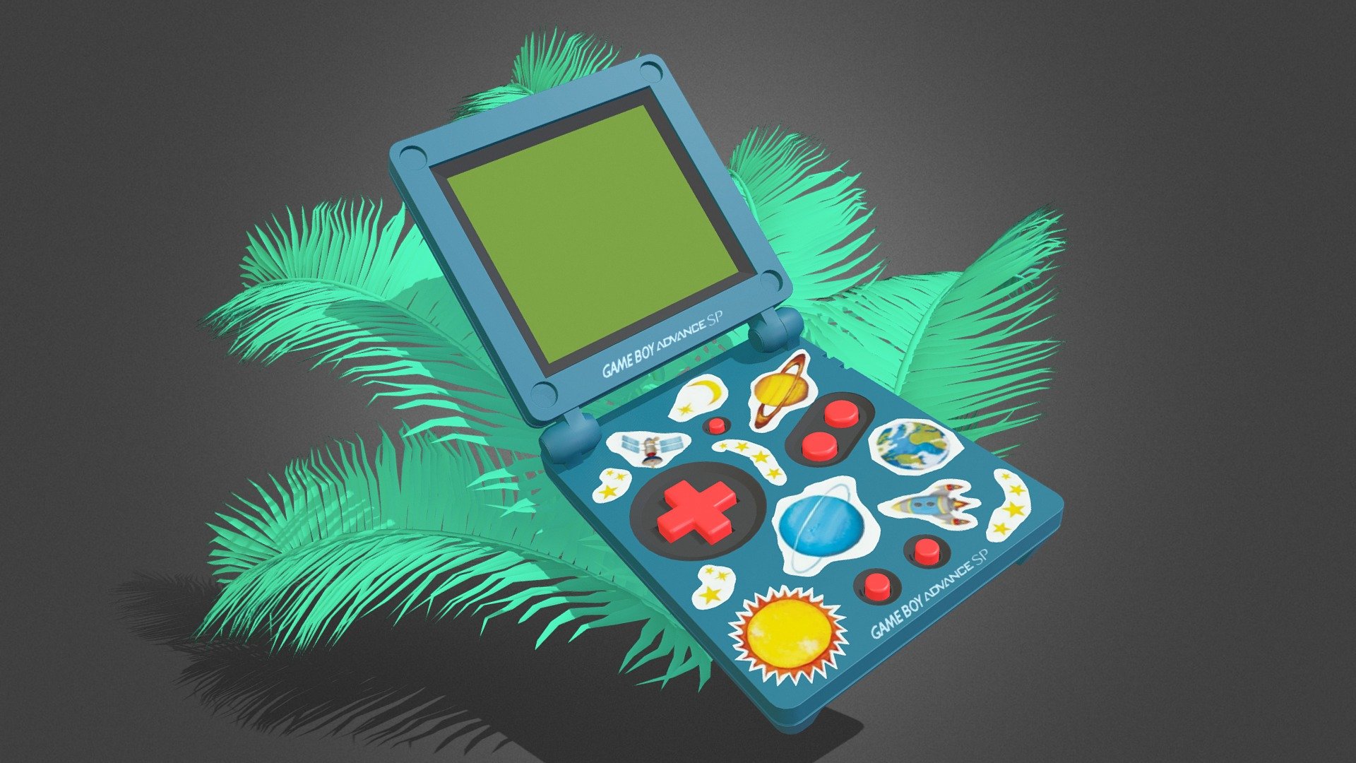 Gameboy Advance - 3D model by Jakub Góralczyk (@jkgoralczyk) [91c1dd7 ...