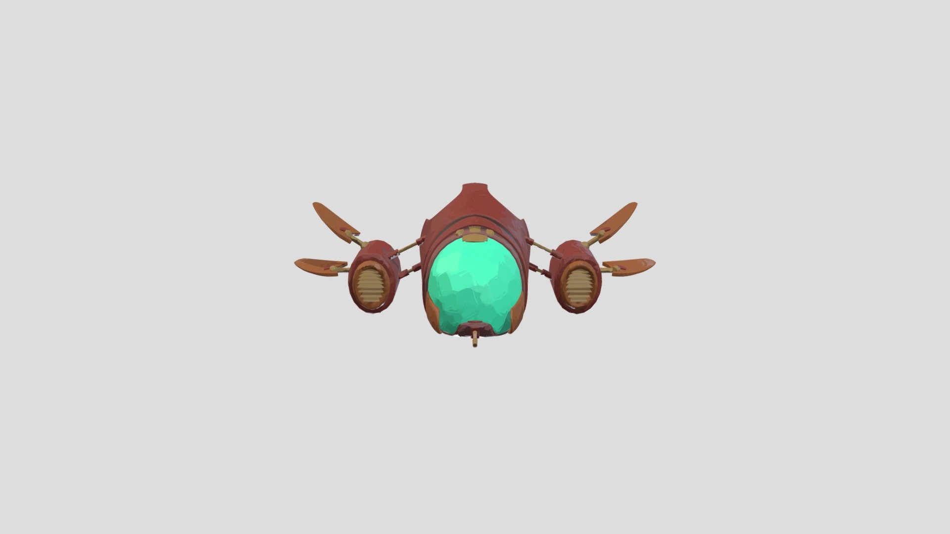 3d 2d Spaceship 3d Model By Sepdhams [91c22d8] Sketchfab