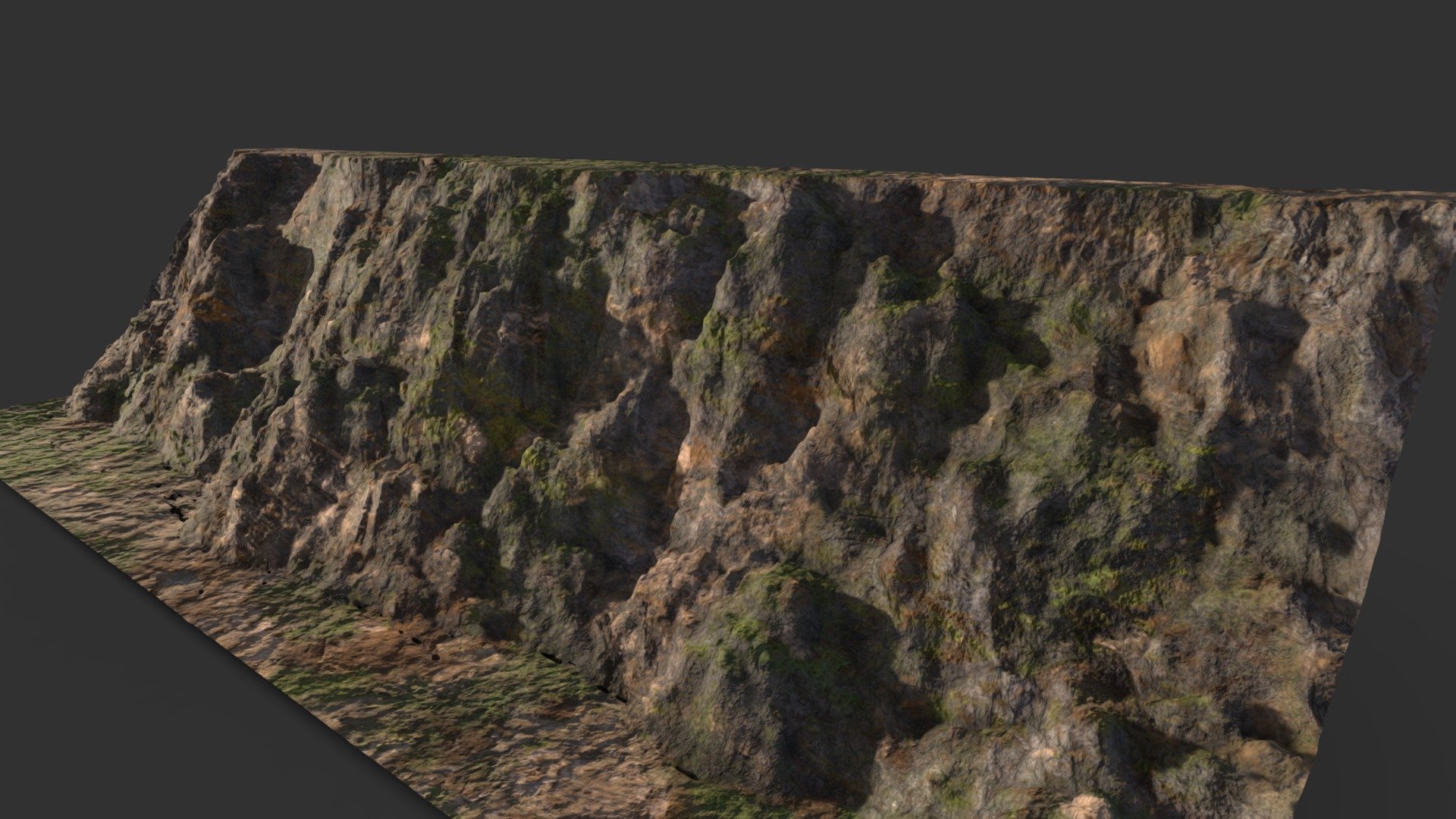 cliff - 3D model by Victor Hugo Franco Serrano ...