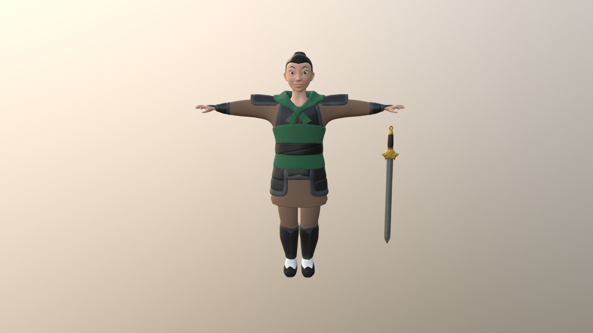 Mulan - 3D model by Irmelin [91c2d68] - Sketchfab
