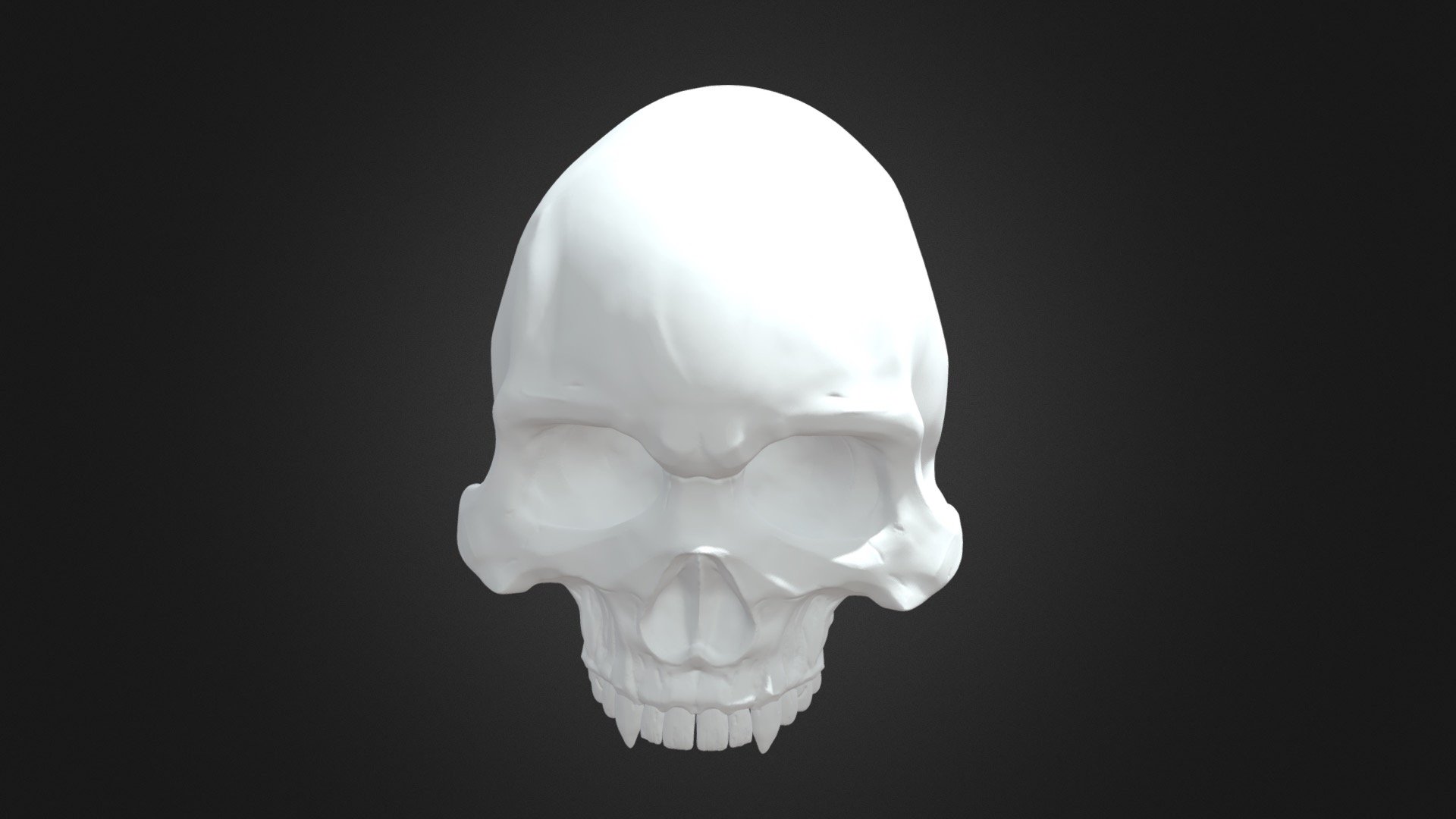 Skull_Final - 3D model by CWClark [91c2f58] - Sketchfab